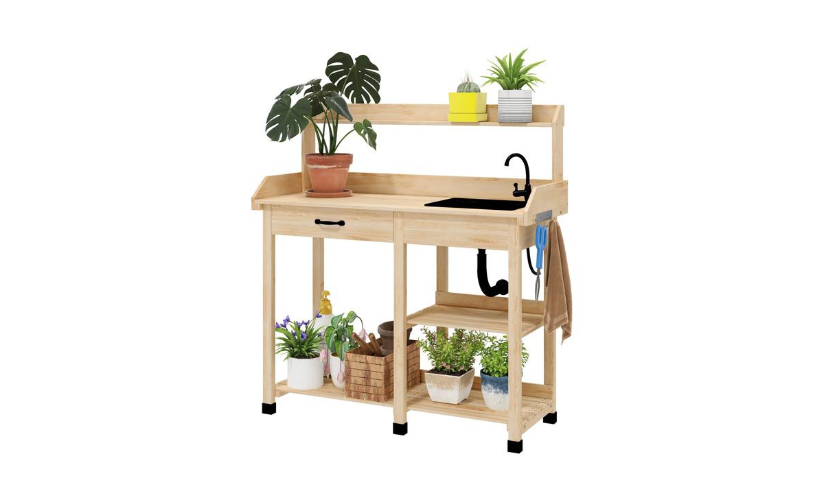 Click here for Slickblue Wood Outdoor with Removable Sink Garden... prices