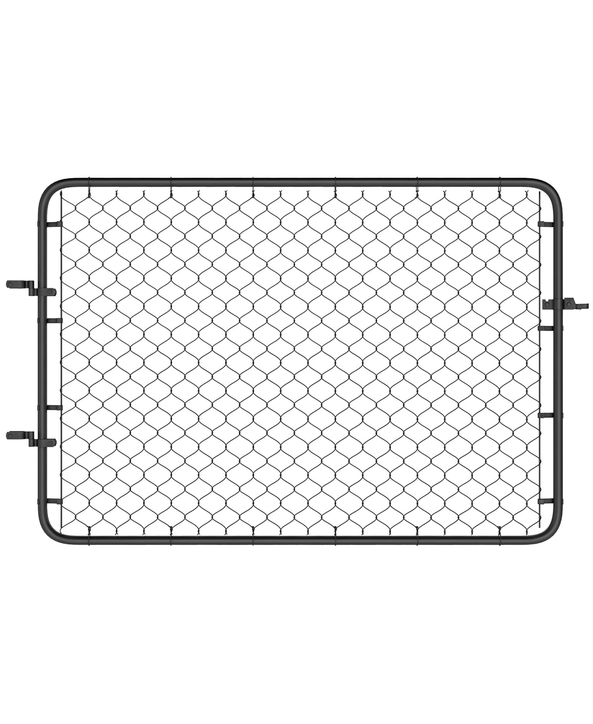 Click here for Outsunny Chain Link Fence Gate  Galvanized Steel G... prices