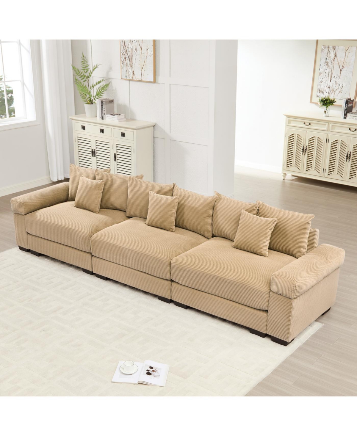 Click here for Streamdale Oversized Cloud Modular Sectional Couch... prices