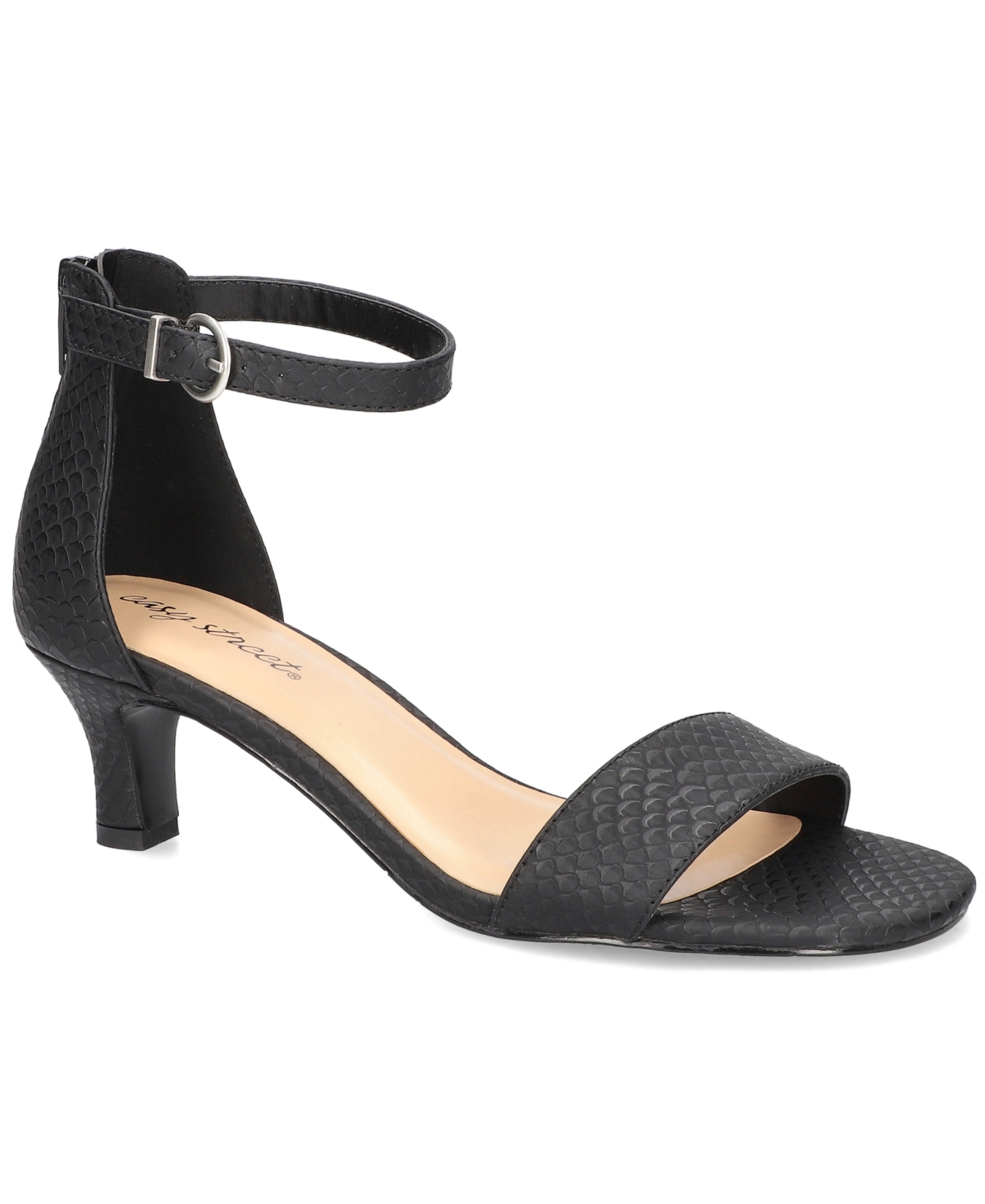 Click here for Easy Street Shalee Dress Sandals - Charcoal prices