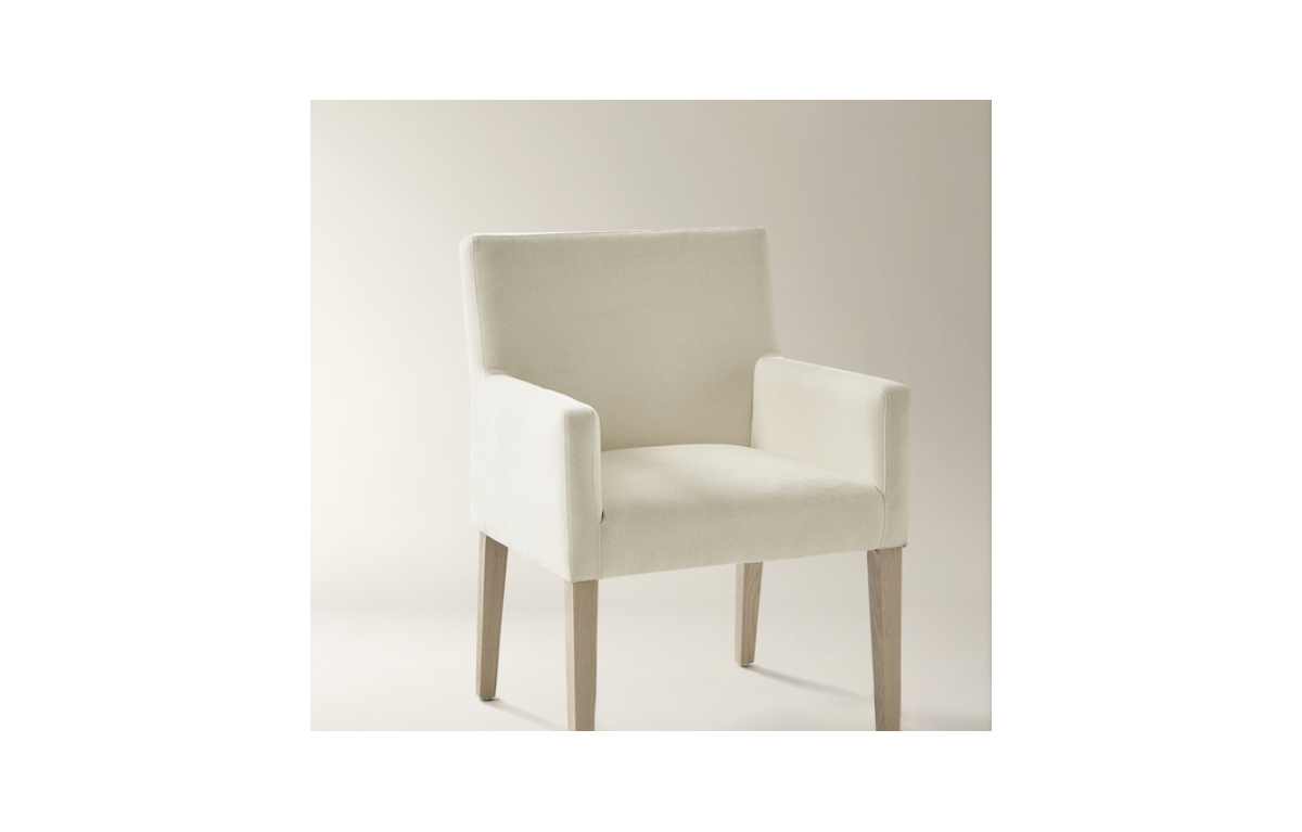 Click here for Z Gallerie Stria Arm Chair-Set of 2 - Ivory prices