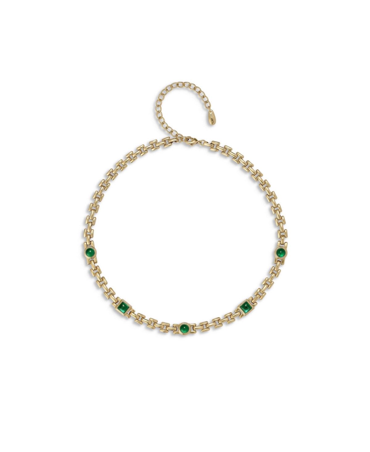 Click here for Retro Chic Byzantine Empire Necklace - Green  gold... prices
