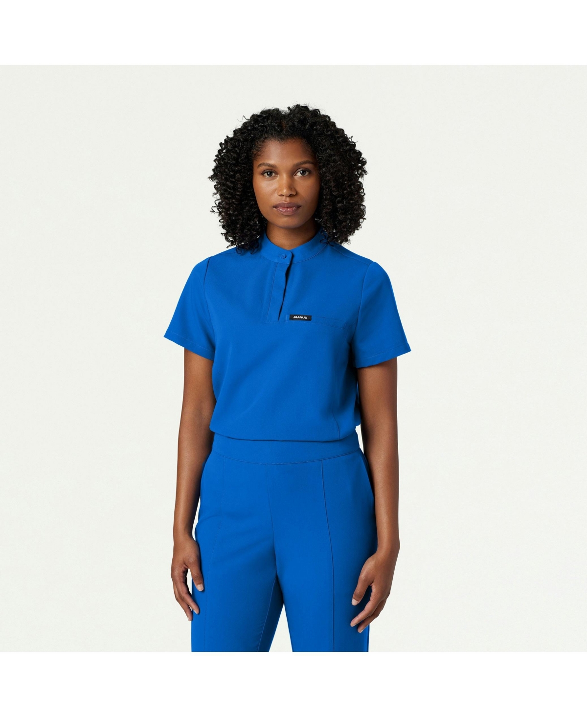 Click here for Jaanuu Womens Savi 1-Pocket Classic Banded Collar... prices