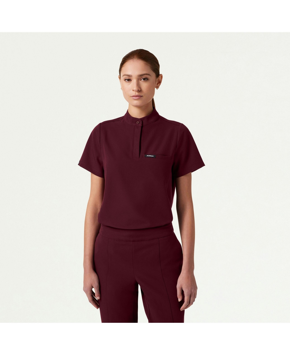 Click here for Jaanuu Womens Savi 1-Pocket Classic Banded Collar... prices