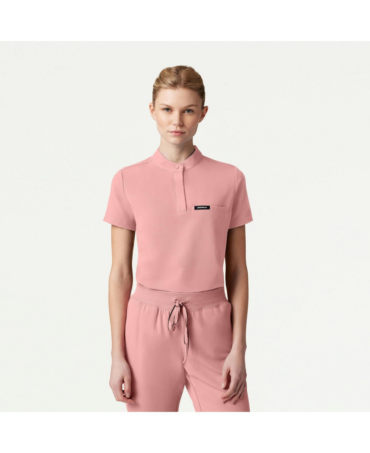 Click here for Jaanuu Womens Savi 1-Pocket Classic Banded Collar... prices