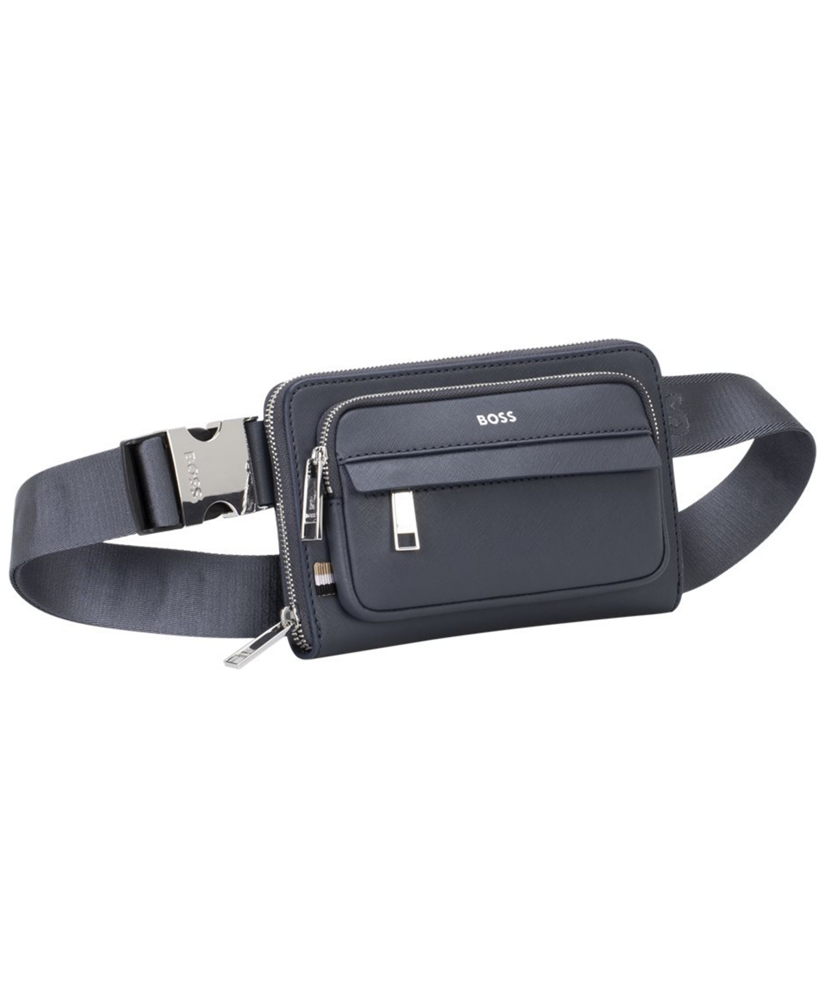 Click here for Hugo Boss Mens Zair Zip Crossover Bag - Blue prices