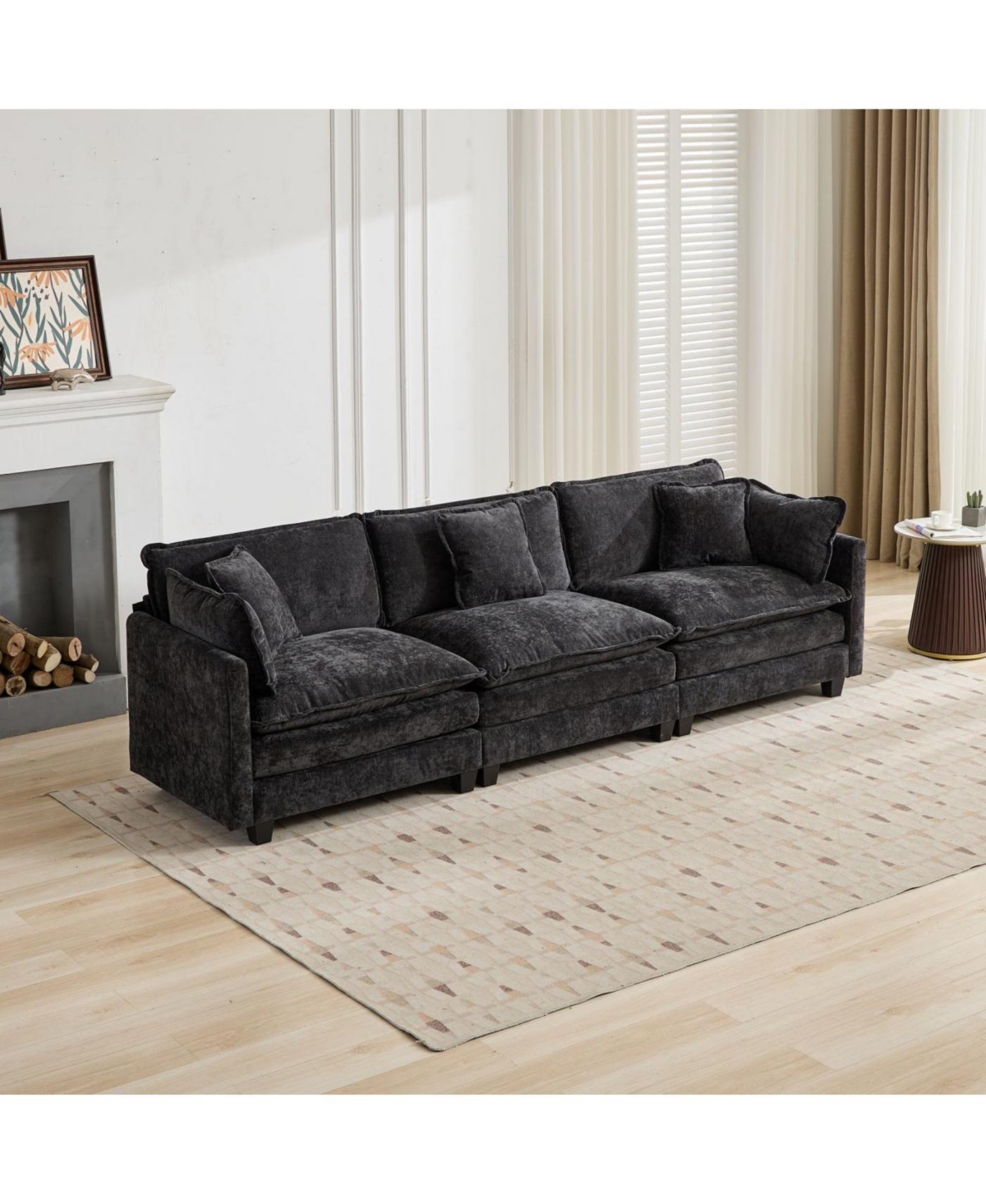 Click here for Streamdale Cloud Couch: Flexible  Modular Chenille... prices