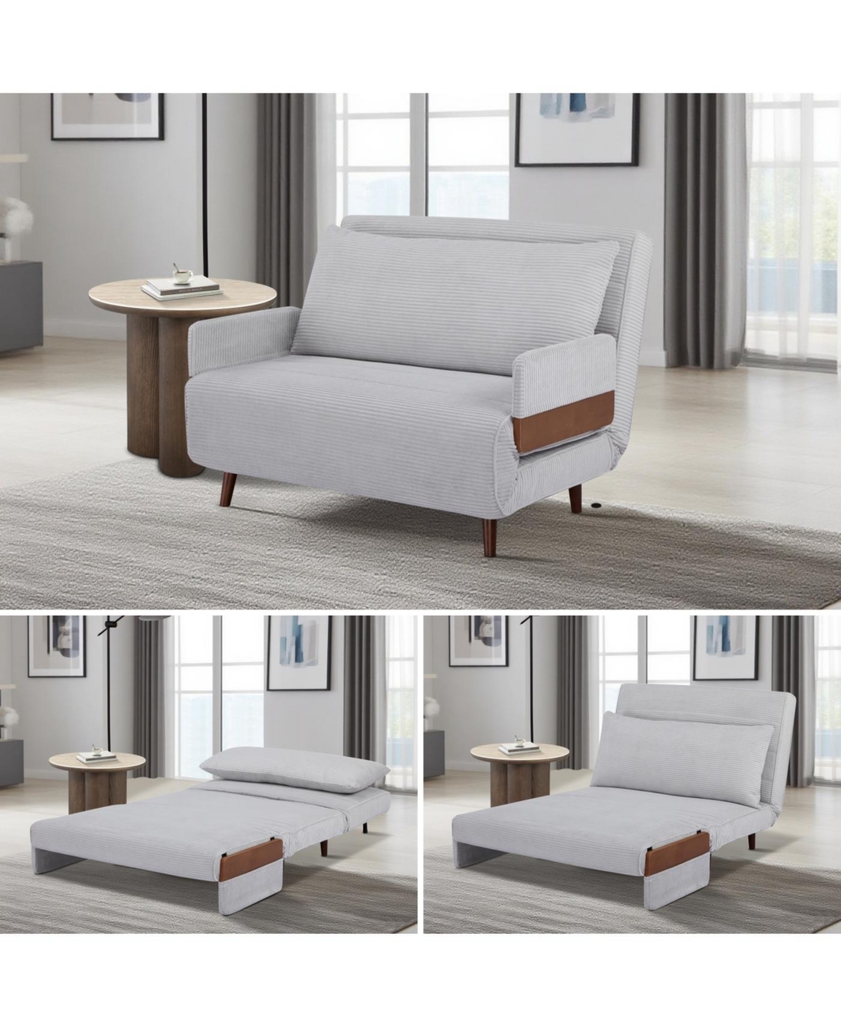 Click here for Streamdale Furniture Sven Sofa Bed - 3-in-1 Conver... prices