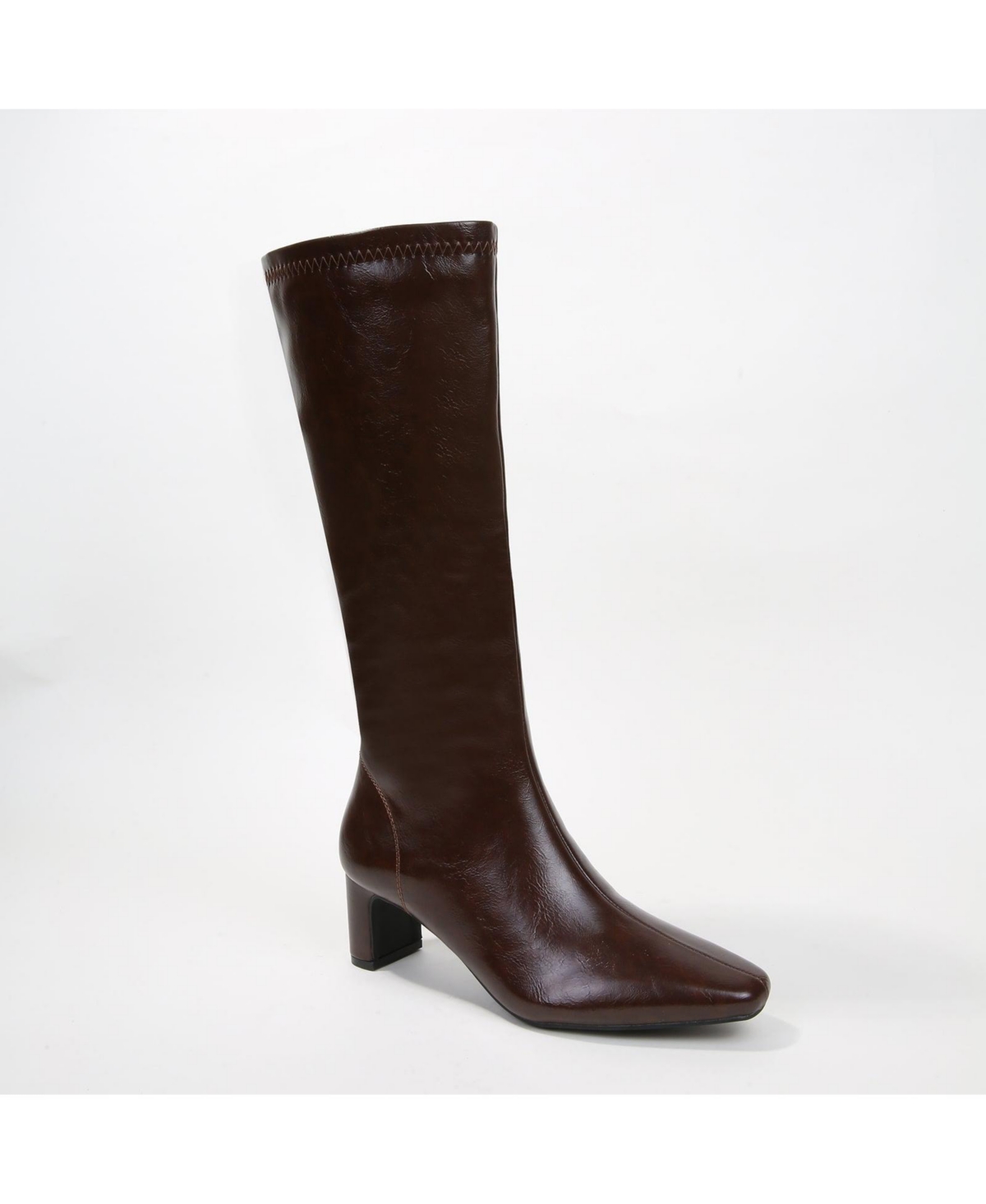 Click here for Berness Adrienne Minimalist Knee High Boots - Brow... prices