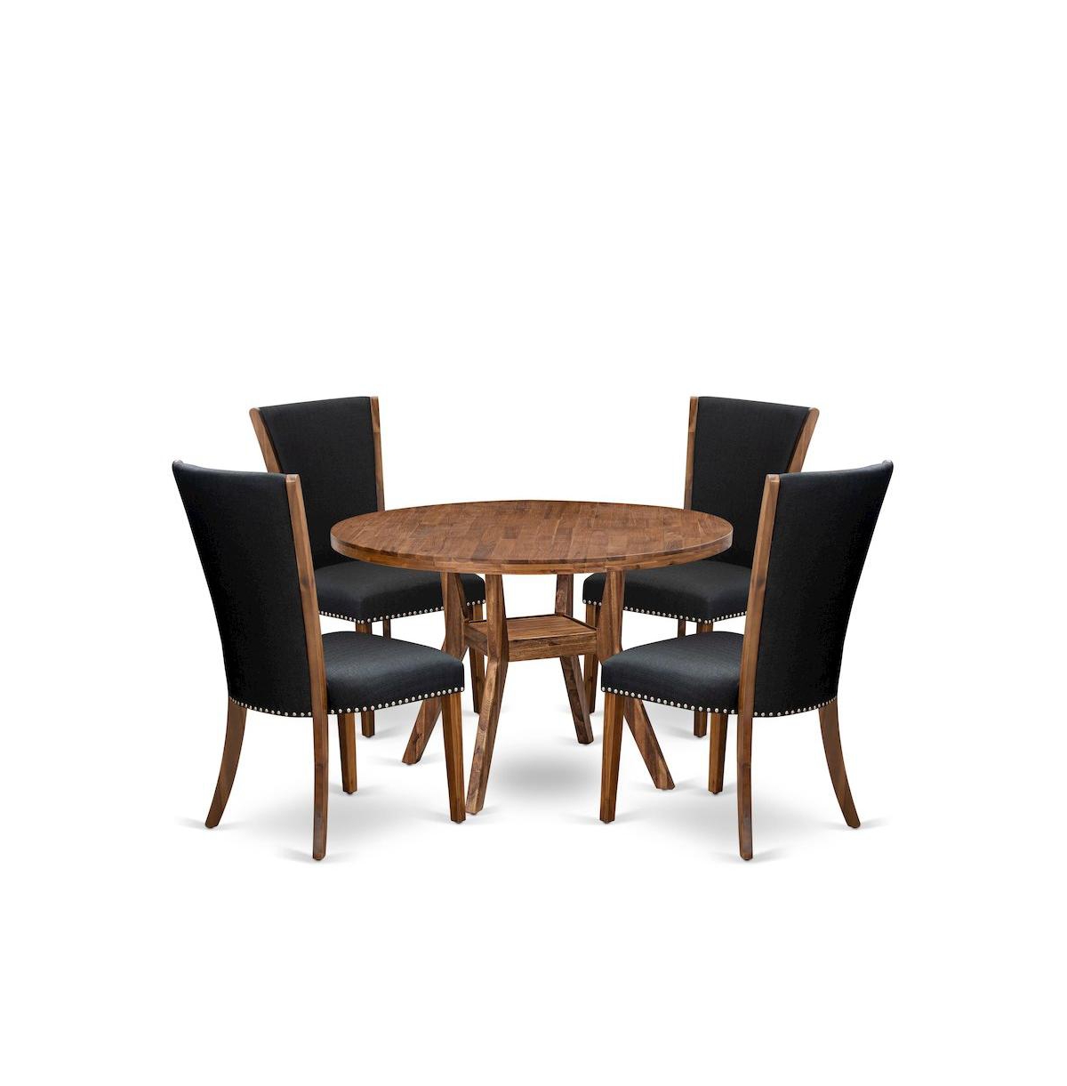 Click here for Luxe by East West Furniture 5 Piece Dining Table S... prices