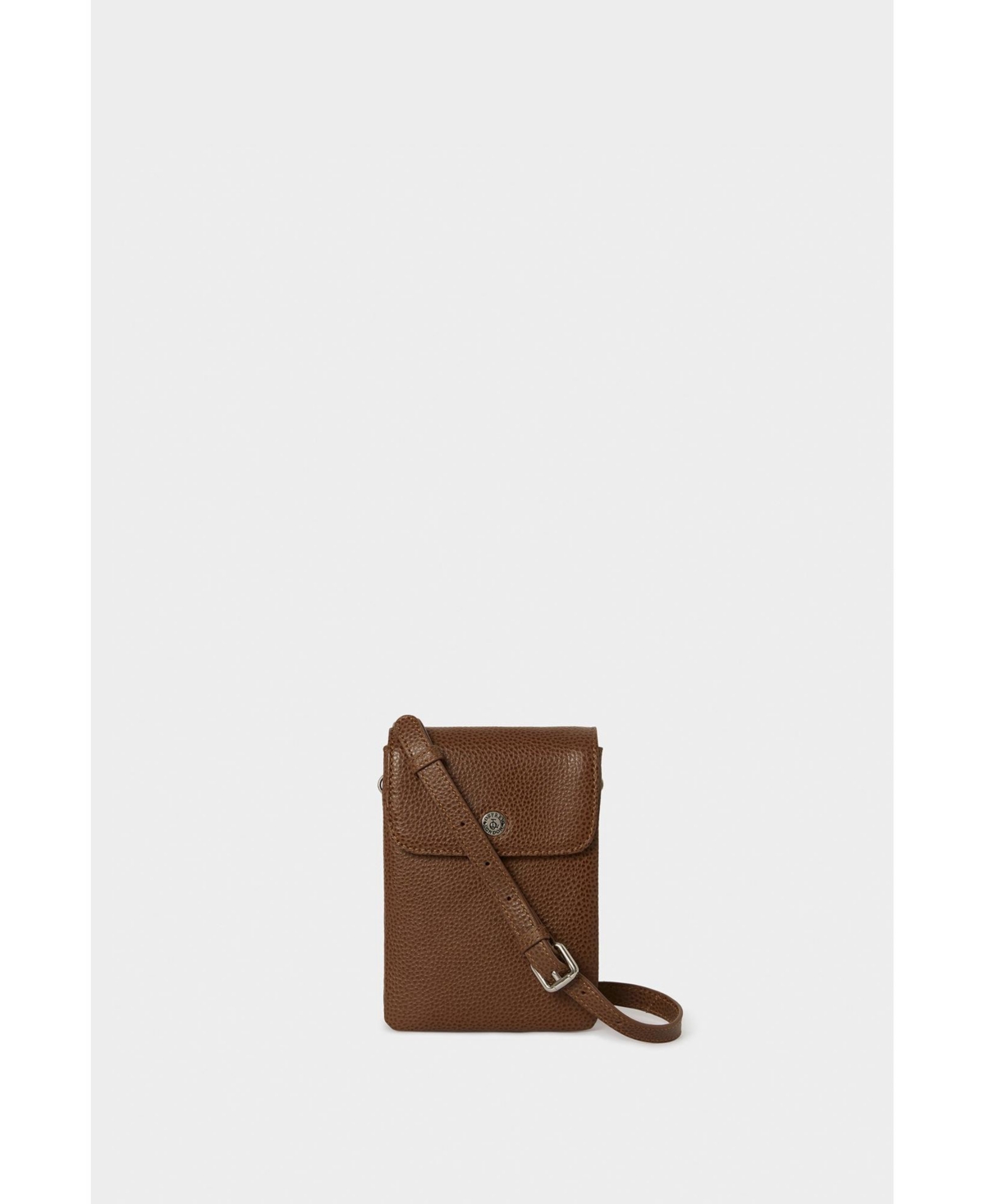 Click here for Osprey London The Madison Leather Phone Bag - Tan prices
