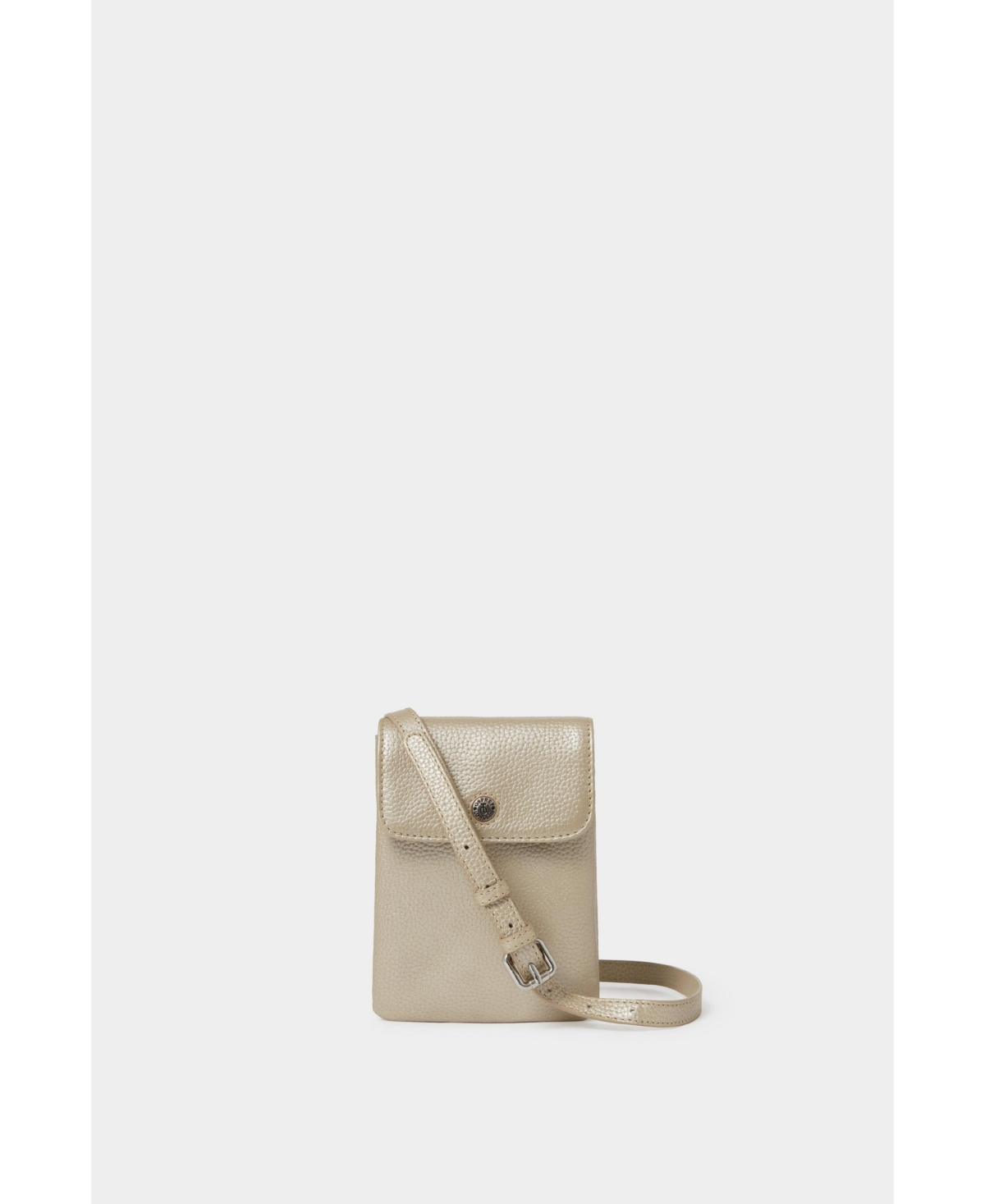Click here for Osprey London The Madison Leather Phone Bag - Gold prices