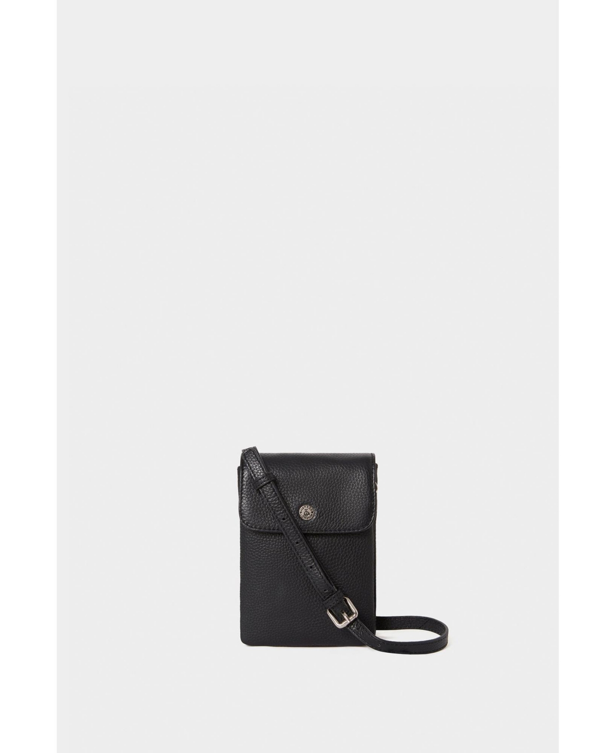 Click here for Osprey London The Madison Leather Phone Bag - Blac... prices