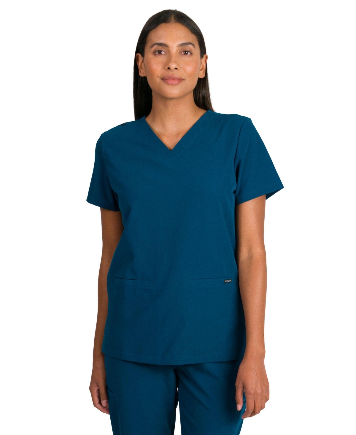 Click here for Medgear Sofia Womens Slim Scrubs Top with 3 Pocket... prices