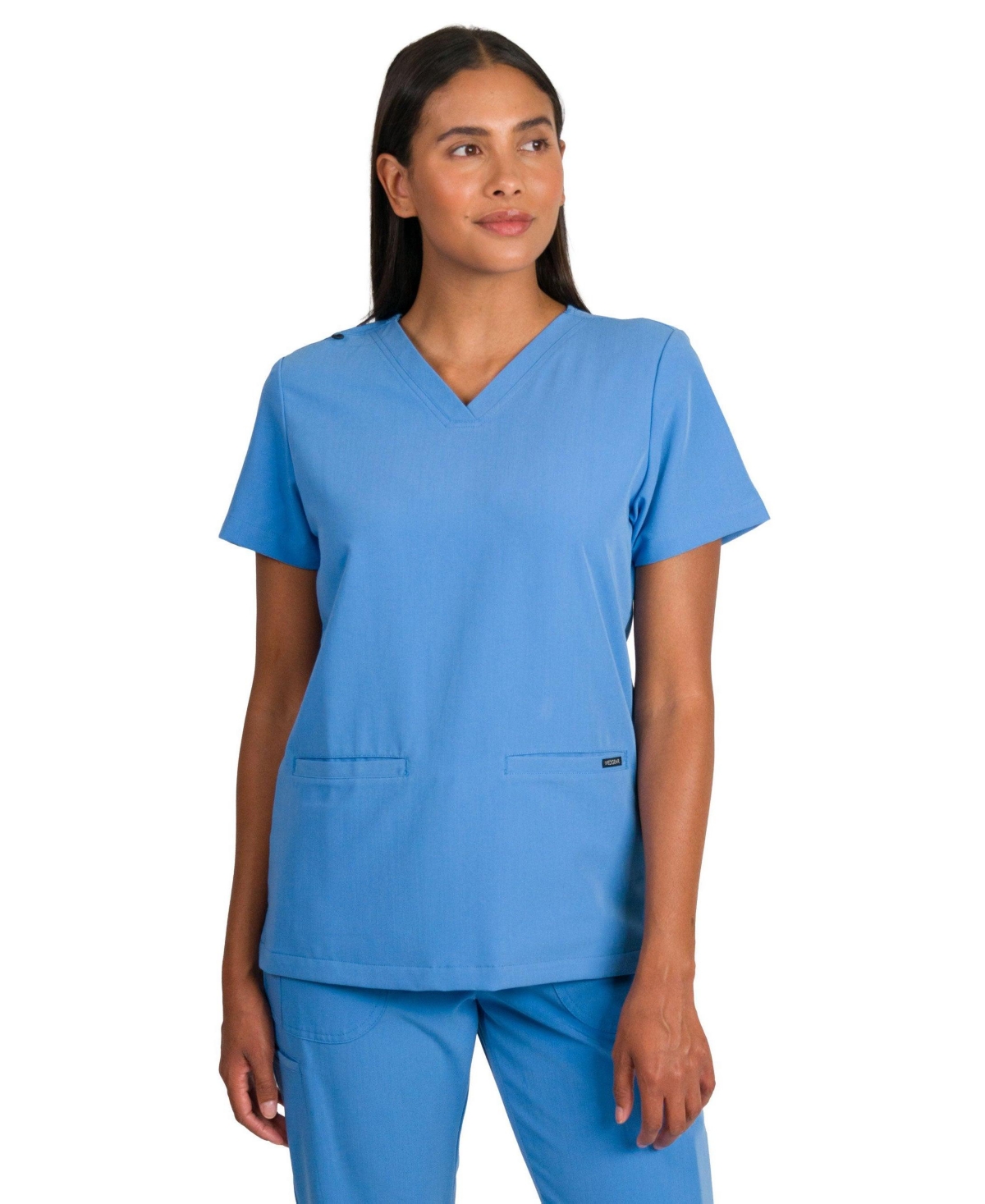 Click here for Medgear Sofia Womens Slim Scrubs Top with 3 Pocket... prices