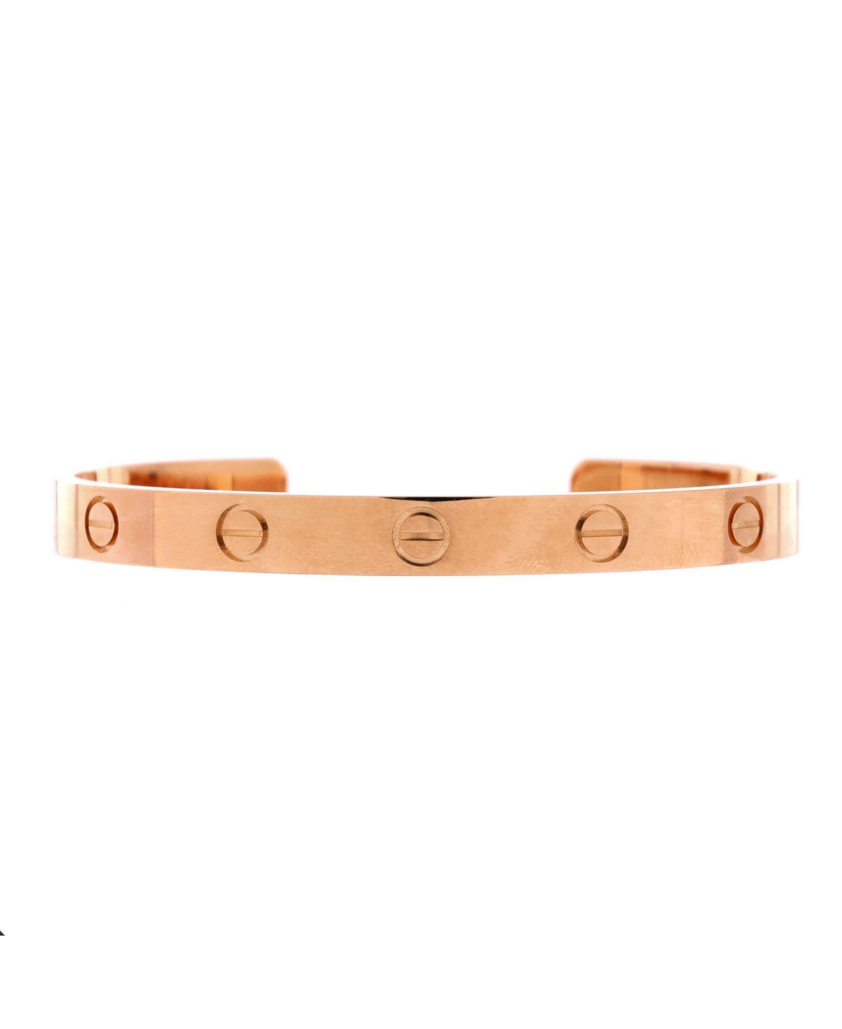 Click here for Pre-Owned Cartier Love Cuff Bracelet - 18k rose go... prices