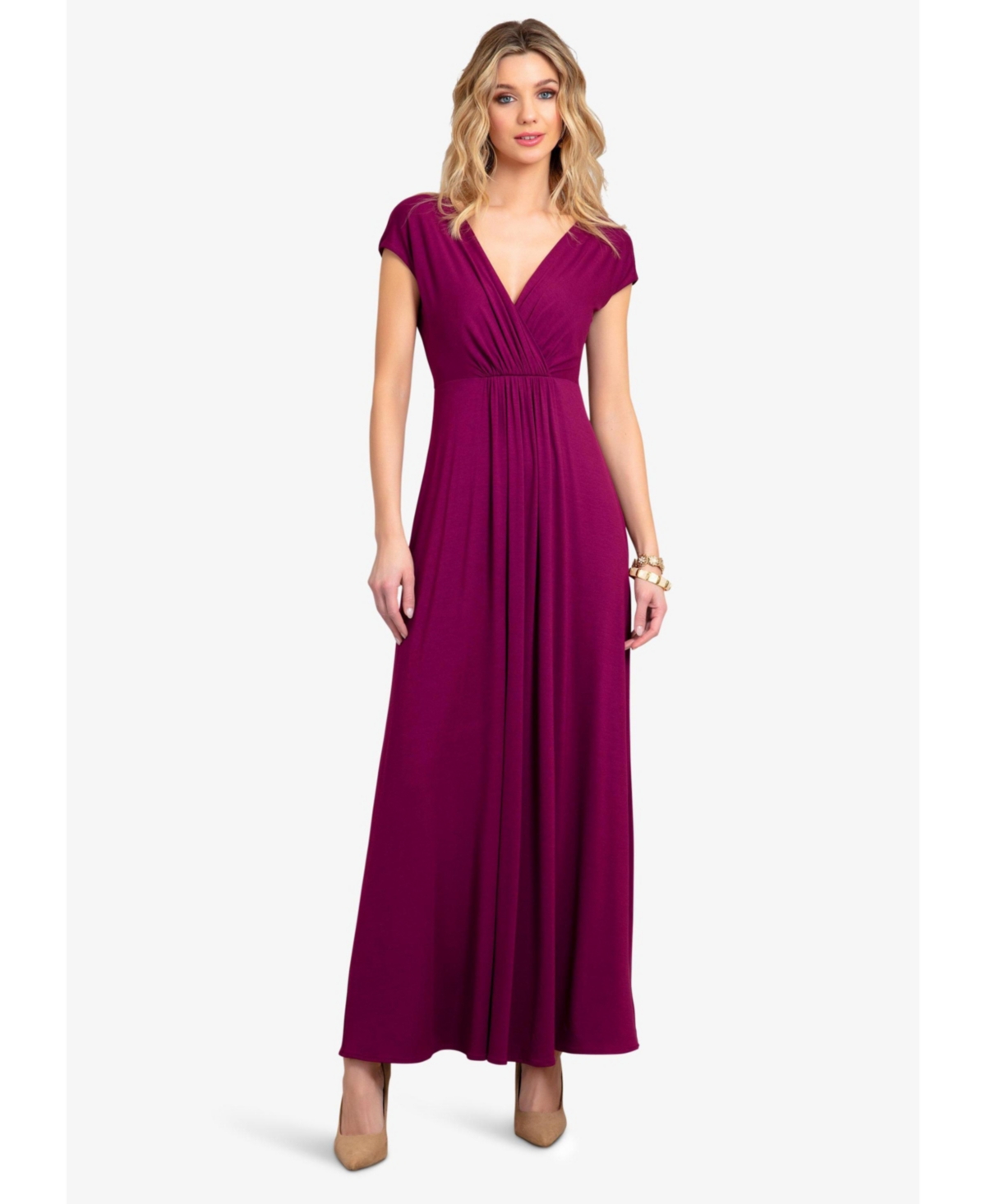 Click here for Alie Street London Womens Sophia Maxi Dress - Plum... prices
