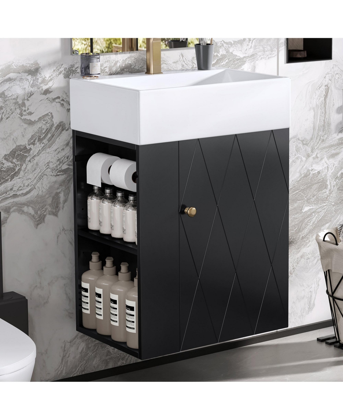 Click here for Boyel Living 20 Inch Bathroom Vanity with Ceramic... prices