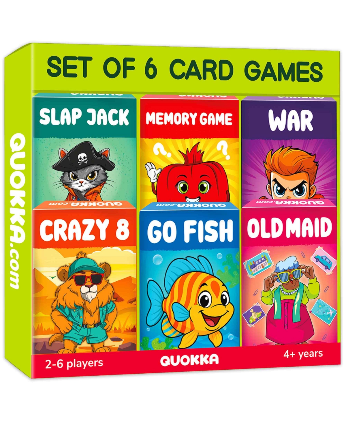 Click here for Quokka Crazy 8 Card Games for Kids Fun Family Game... prices