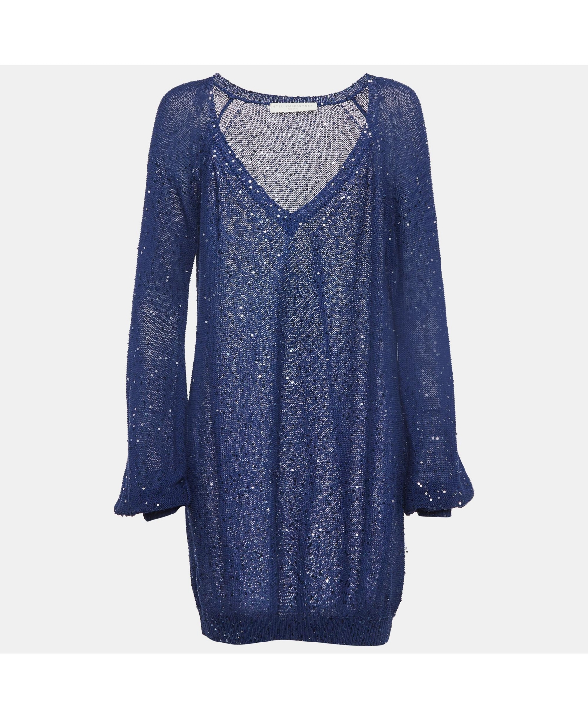 Click here for Pre-Owned Stella Mccartney Womens Navy Blue Sequin... prices