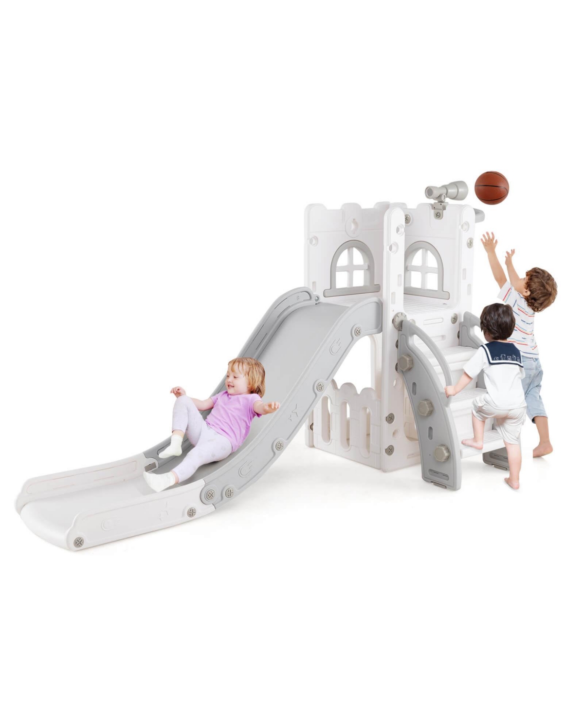 Click here for 6 in 1 L-shaped Toddle Slide for Toddlers Age 1-3... prices