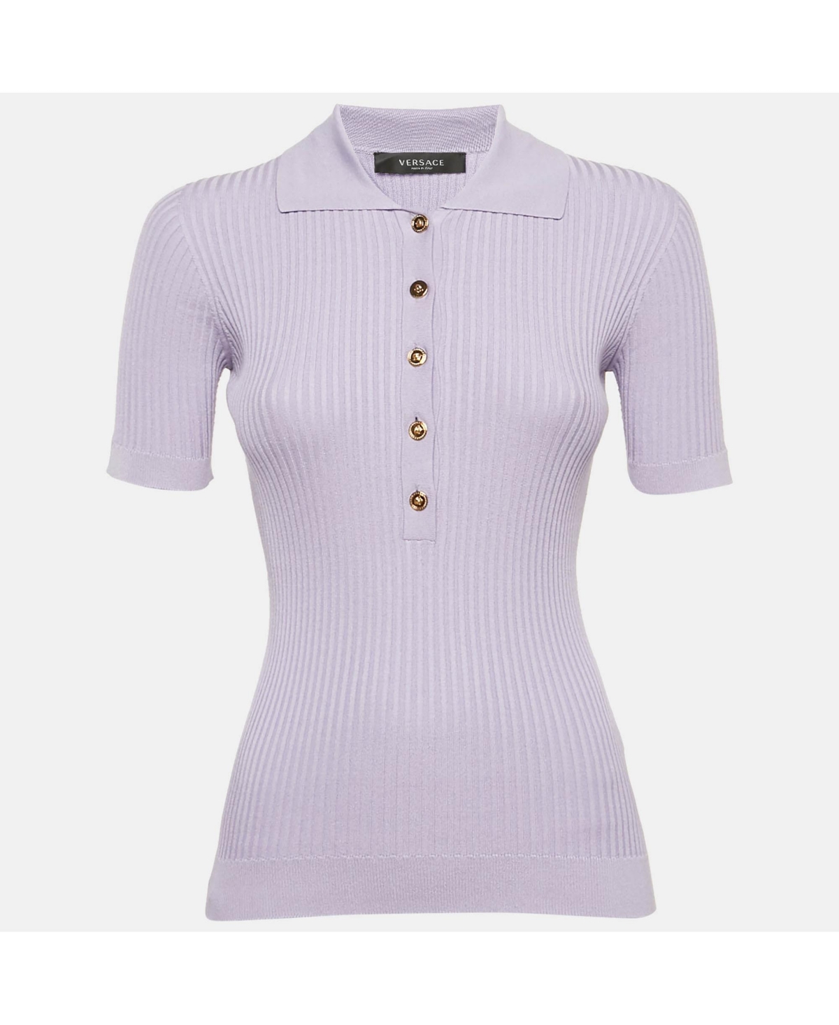 Click here for Pre-Owned Versace Womens Rib Knit Top prices