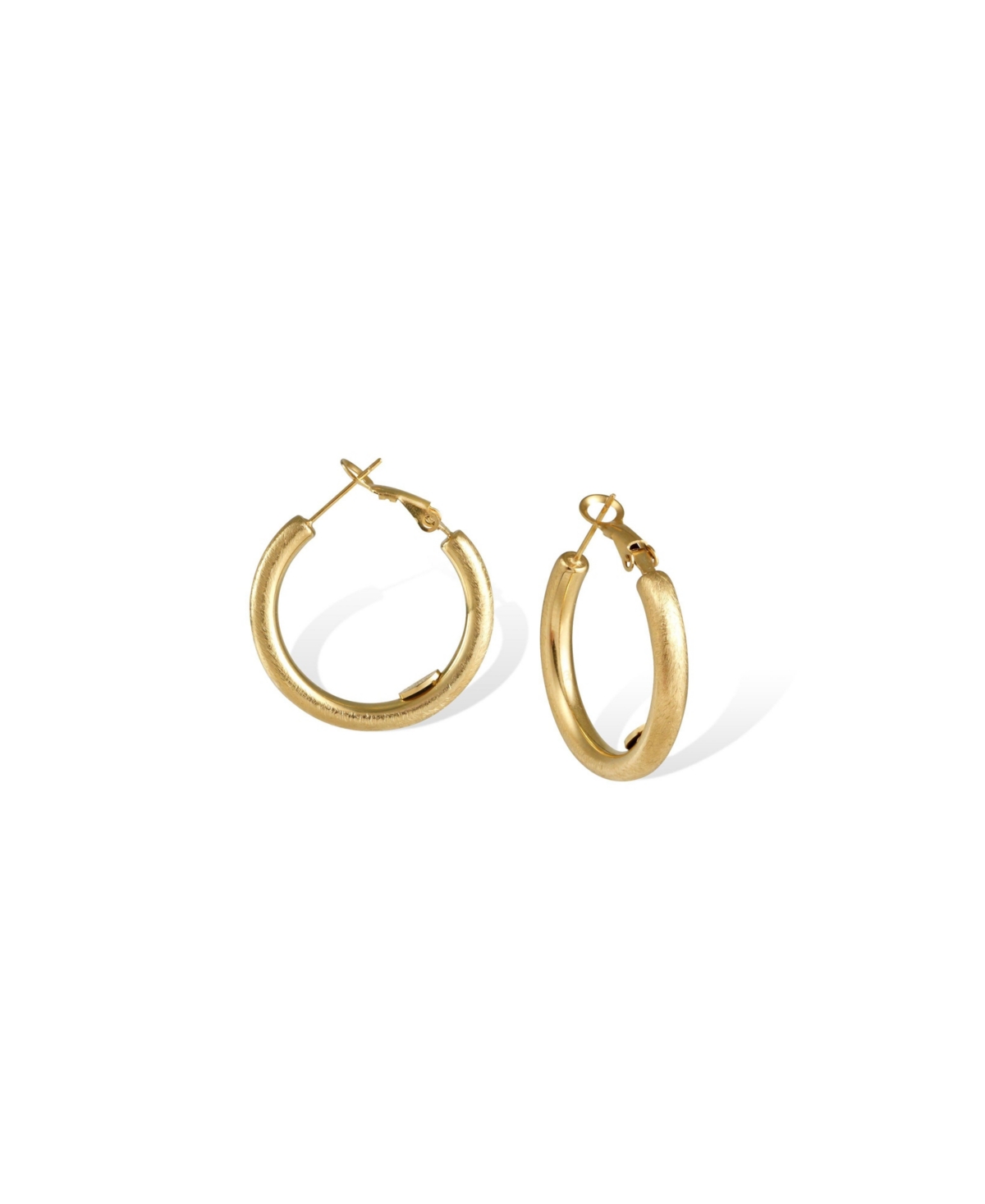 Click here for Retro Chic Retro Small Hoop Earrings - Gold prices