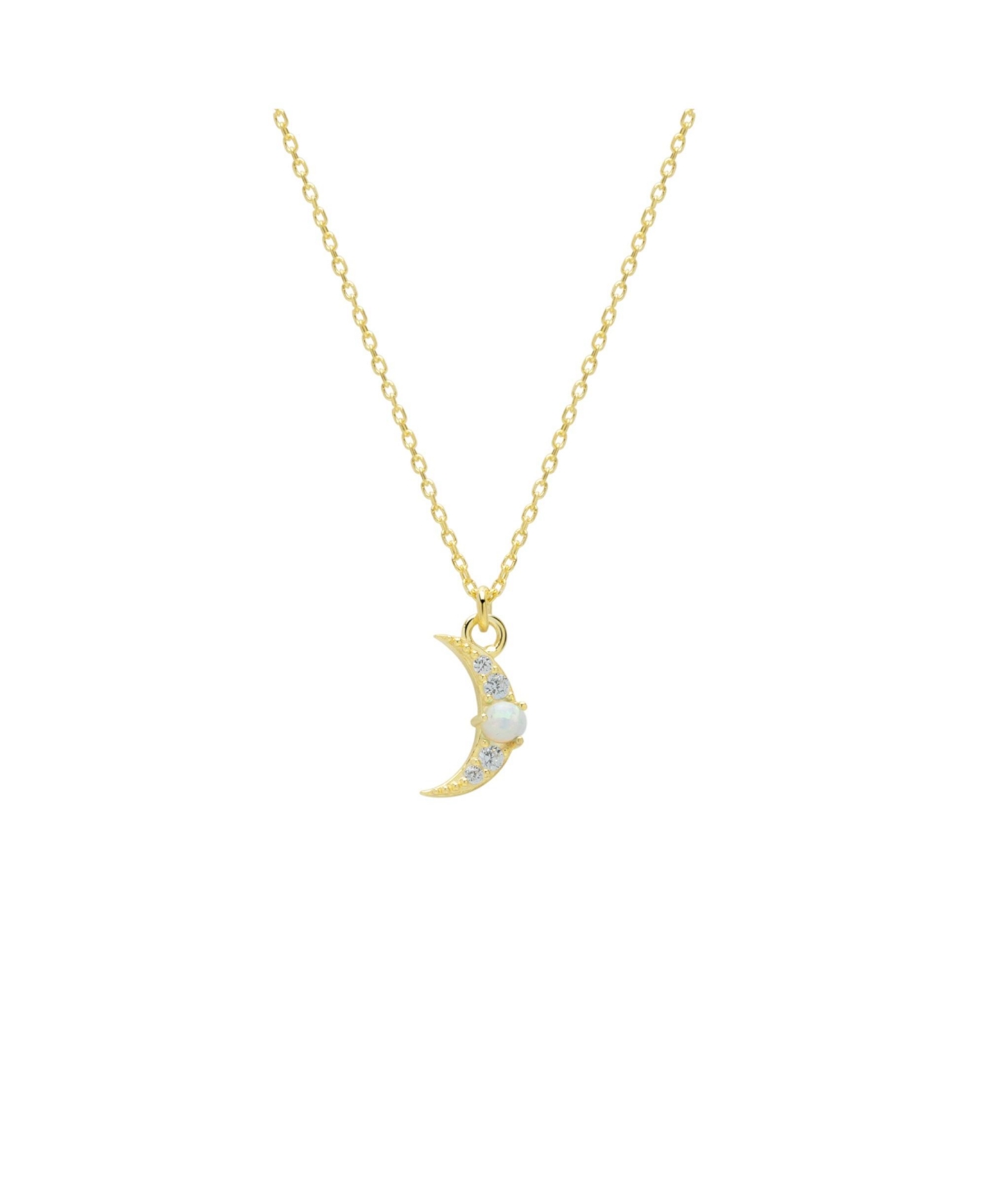 Click here for Spero London Crescent New Moon Blue Opal Sterling... prices