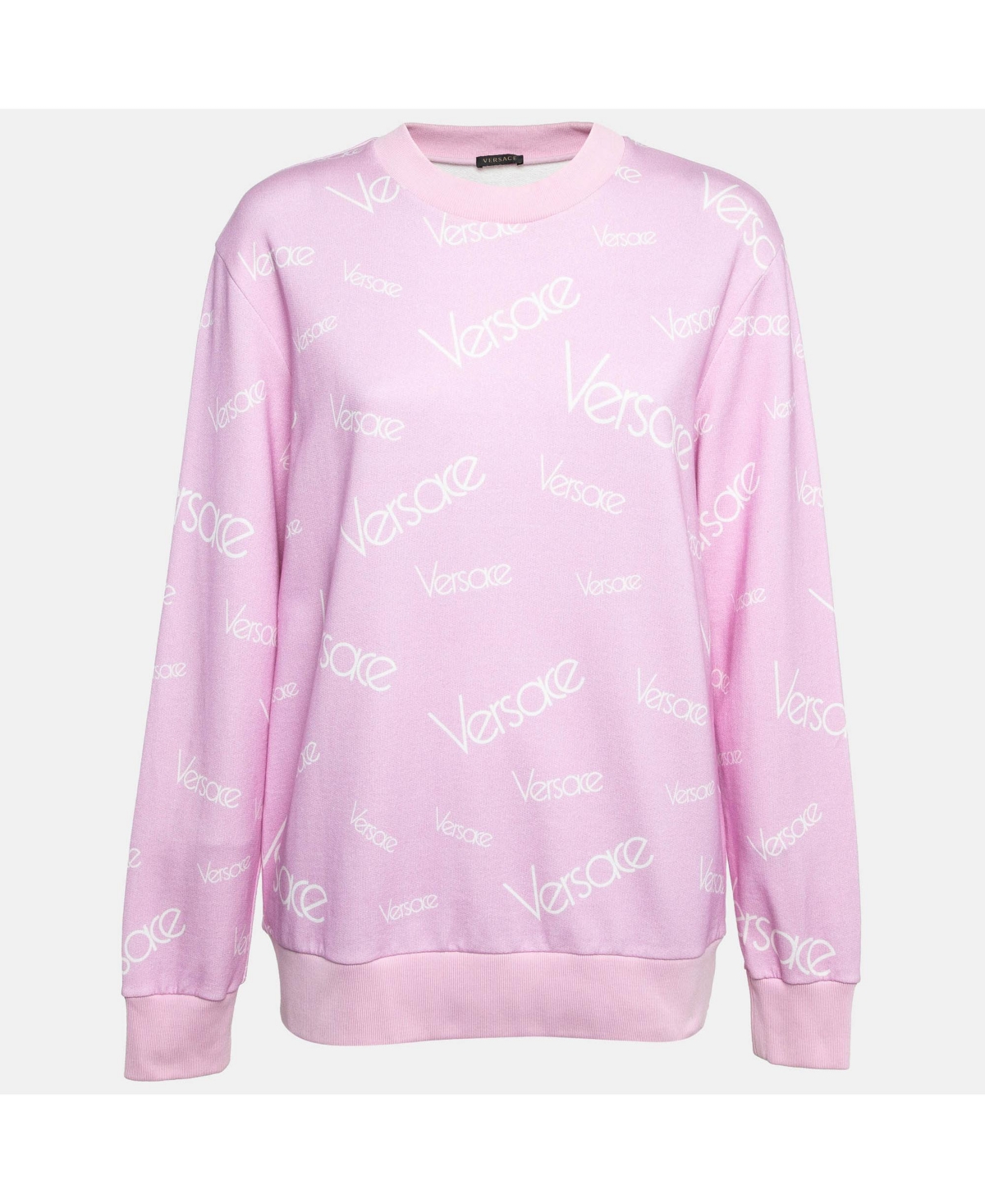 Click here for Pre-Owned Versace Womens Pink Monogram Print Cotto... prices