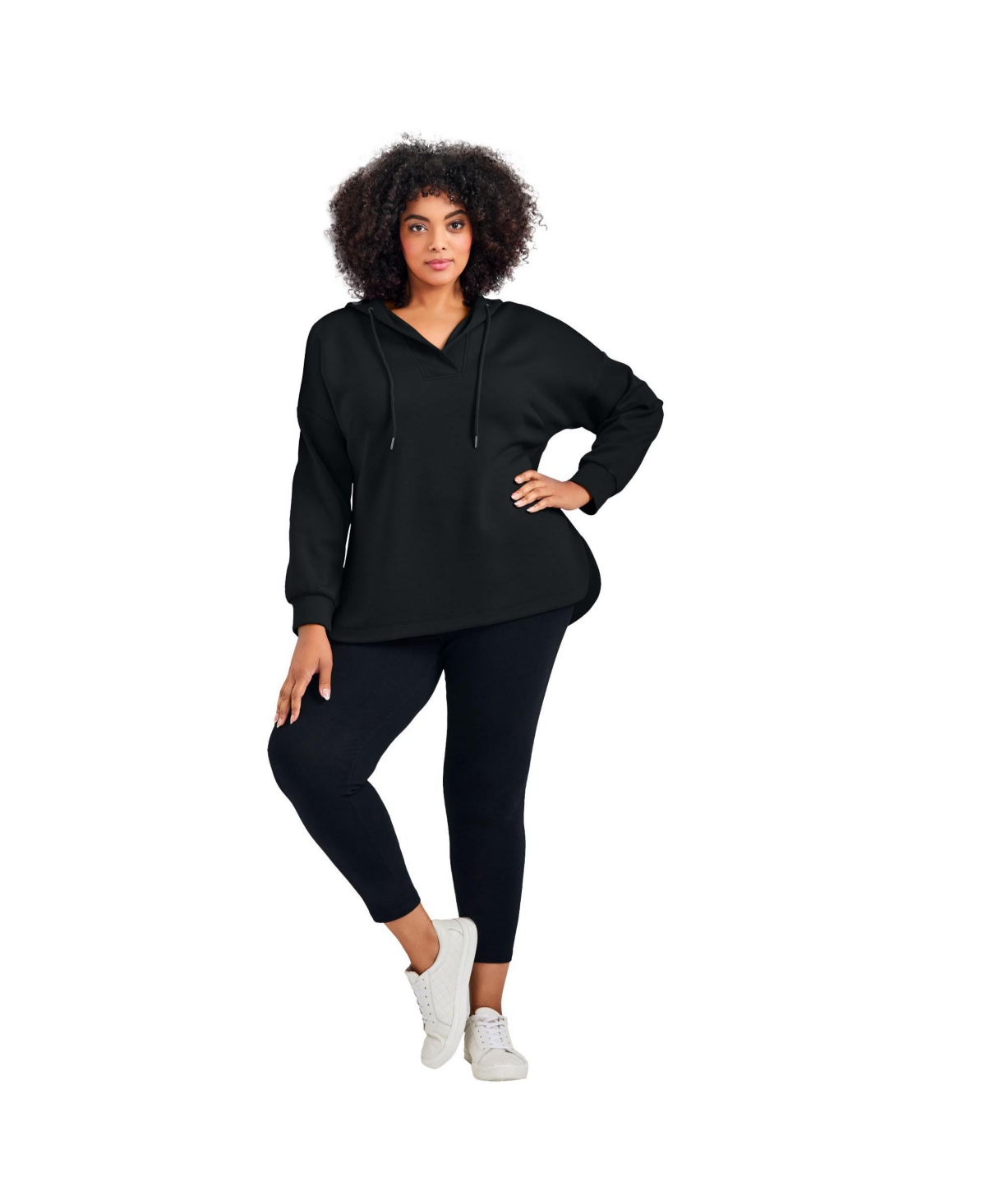 Click here for Avenue Womens Ultra-Comfort Super Soft Hoodie - Bl... prices