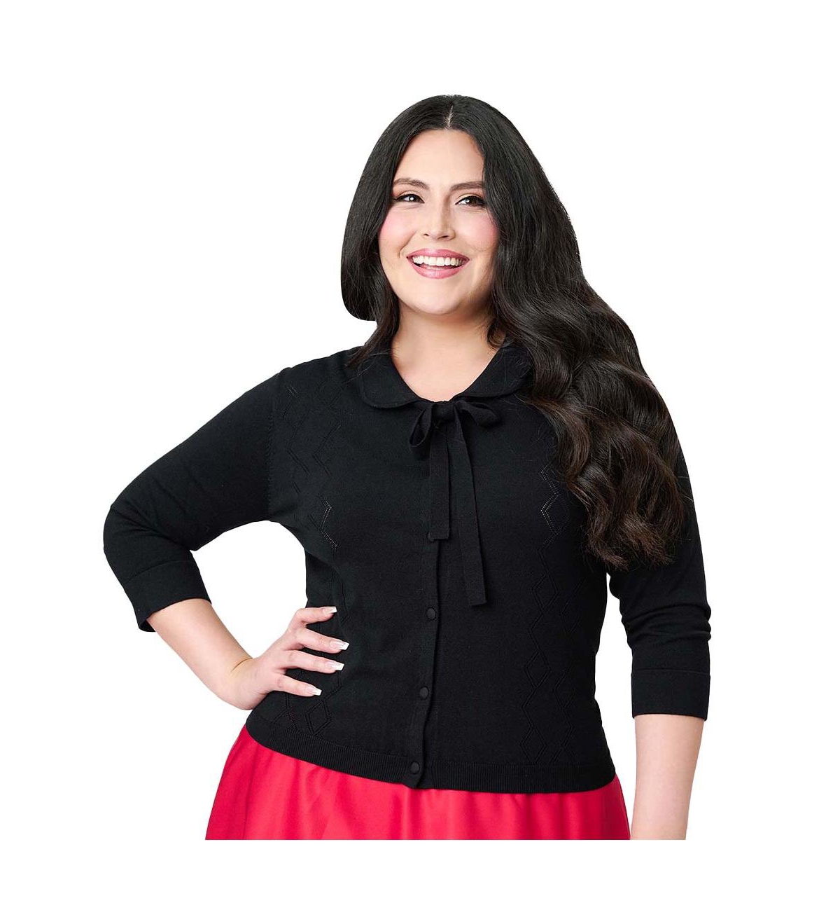 Click here for Unique Vintage Womens Embroidered Cardigan - Black... prices