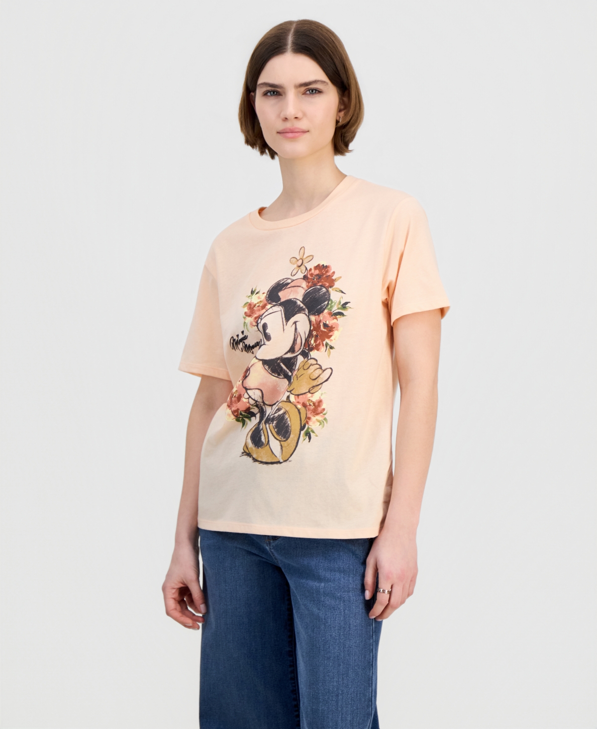 Click here for Disney Juniors Minnie Mouse Floral Graphic T-Shirt... prices