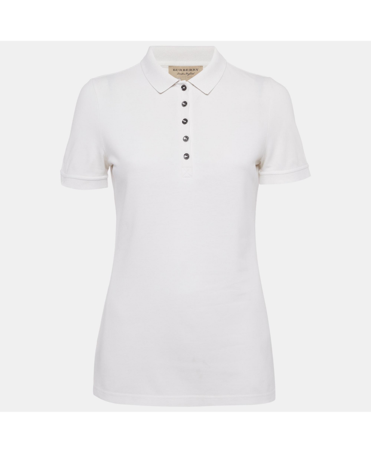Click here for Pre-Owned Burberry Womens Cotton Pique Polo T-Shir... prices