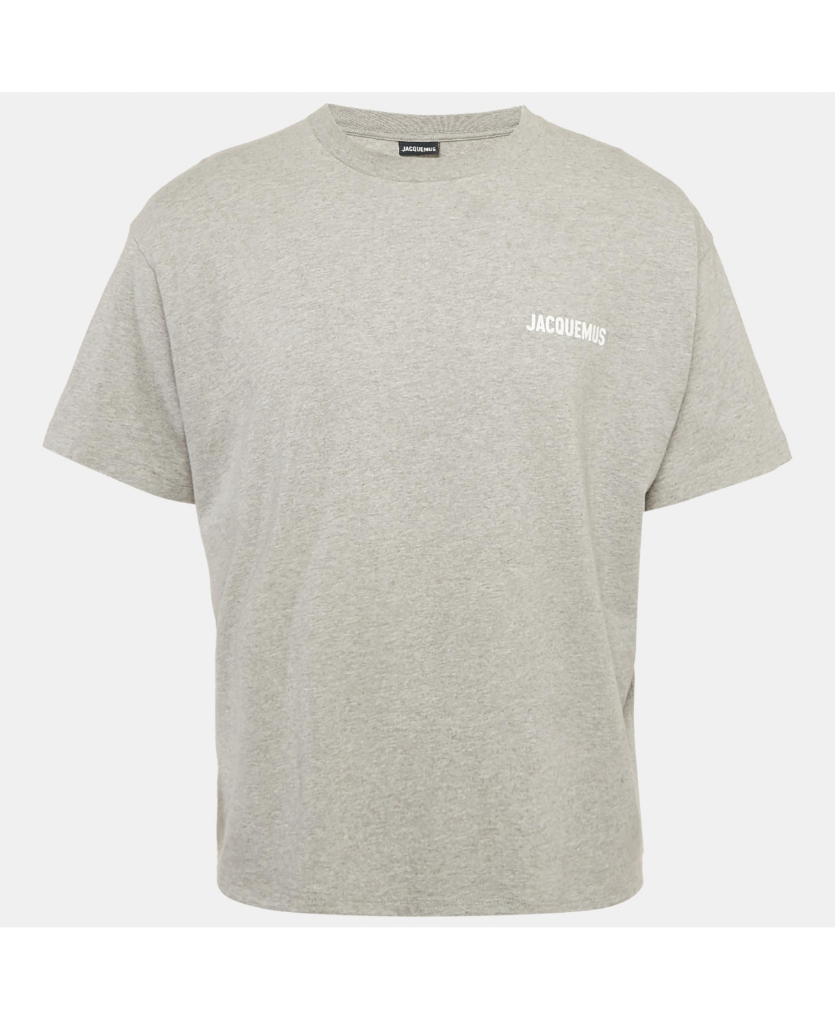 Click here for Pre-Owned Jacquemus Mens Grey Cotton Crew Neck T-S... prices