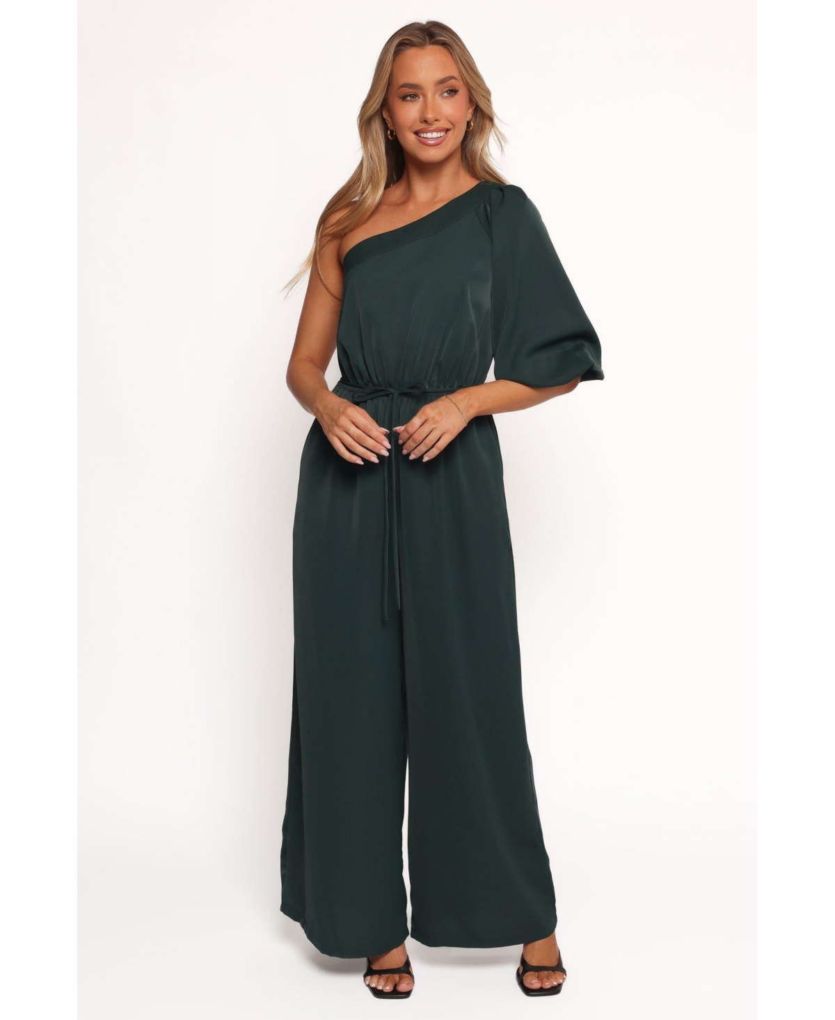 Click here for Petal and Pup Womens Hedda One Shoulder Jumpsuit -... prices