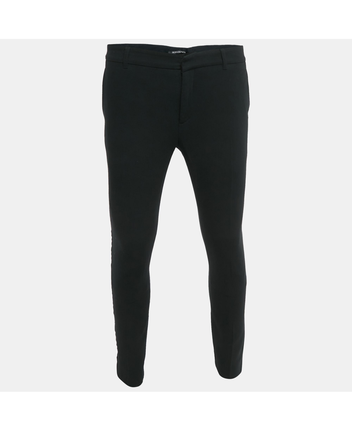 Click here for Pre-Owned Balmain Mens Black Cotton Trousers prices