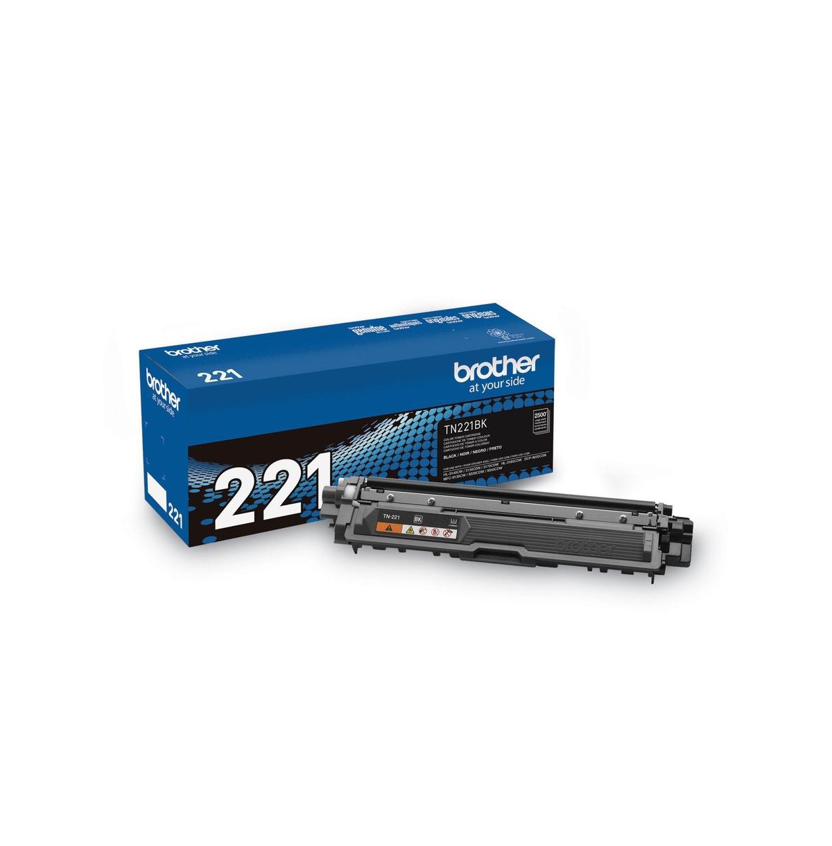 Click here for Brother TN221BK 2500 Page-Yield Toner - Black - Bl... prices