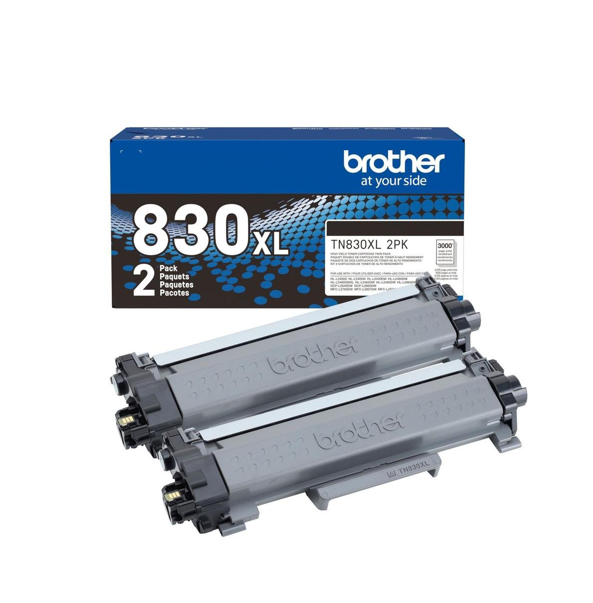 Click here for Brother TN830XL2PK 3 000 Page-Yield High-Yield Ton... prices