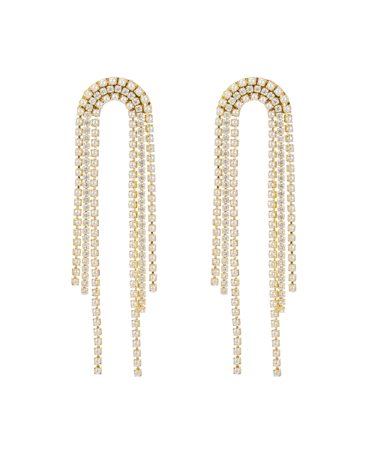 Click here for Untamed Petals Cairo Rainbow Drop Earrings - Gold prices