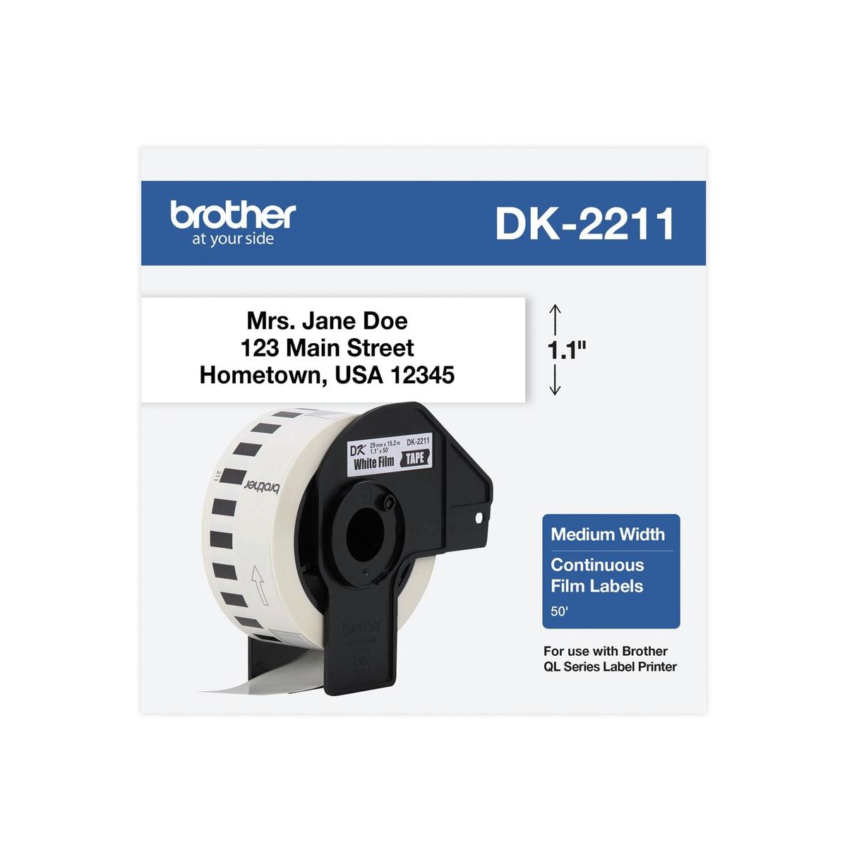 Click here for Brother DK2211 1.1 in. x 50 ft. Continuous Film La... prices