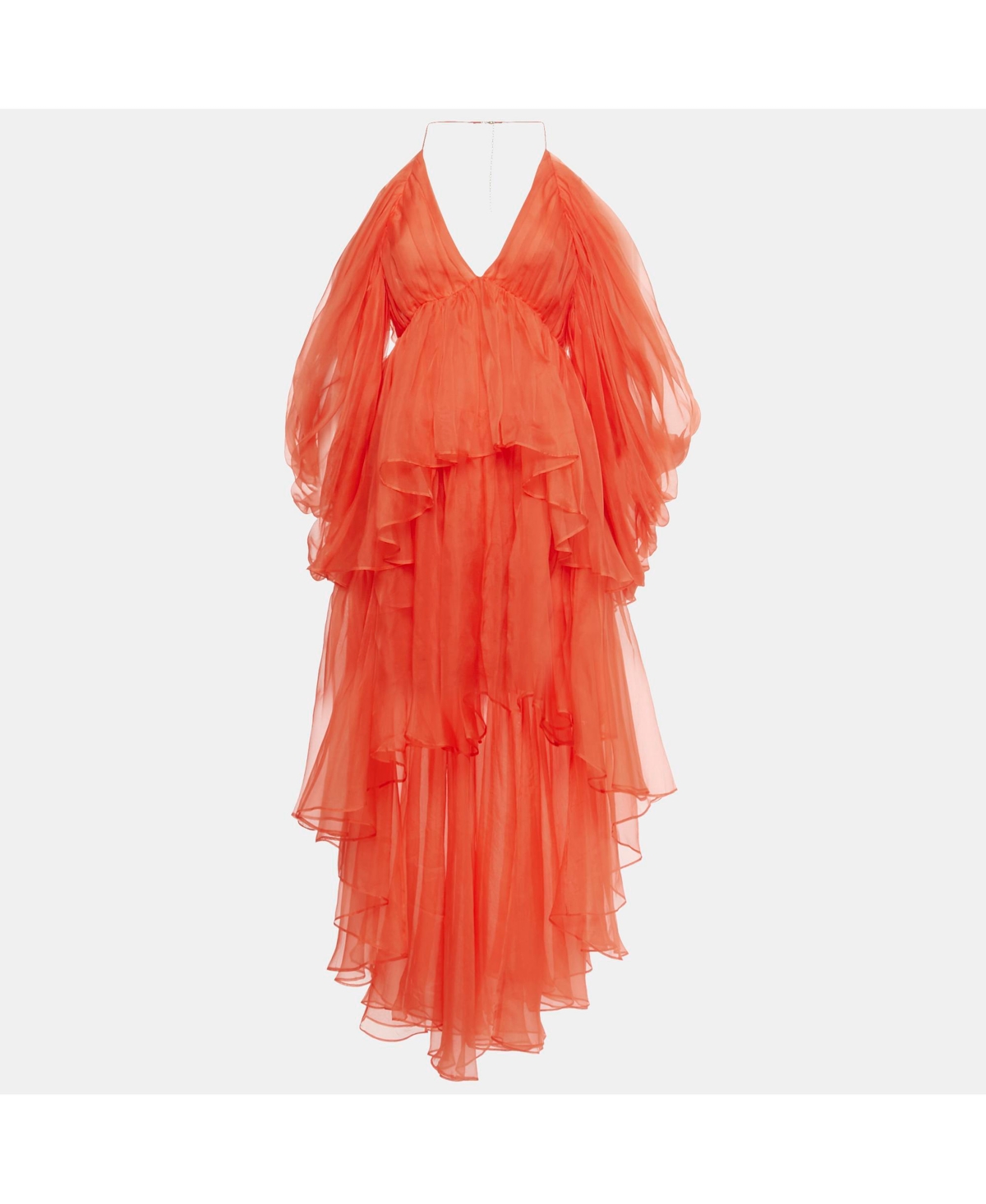 Click here for Pre-Owned Zimmermann Womens Red Silk Organza Natur... prices