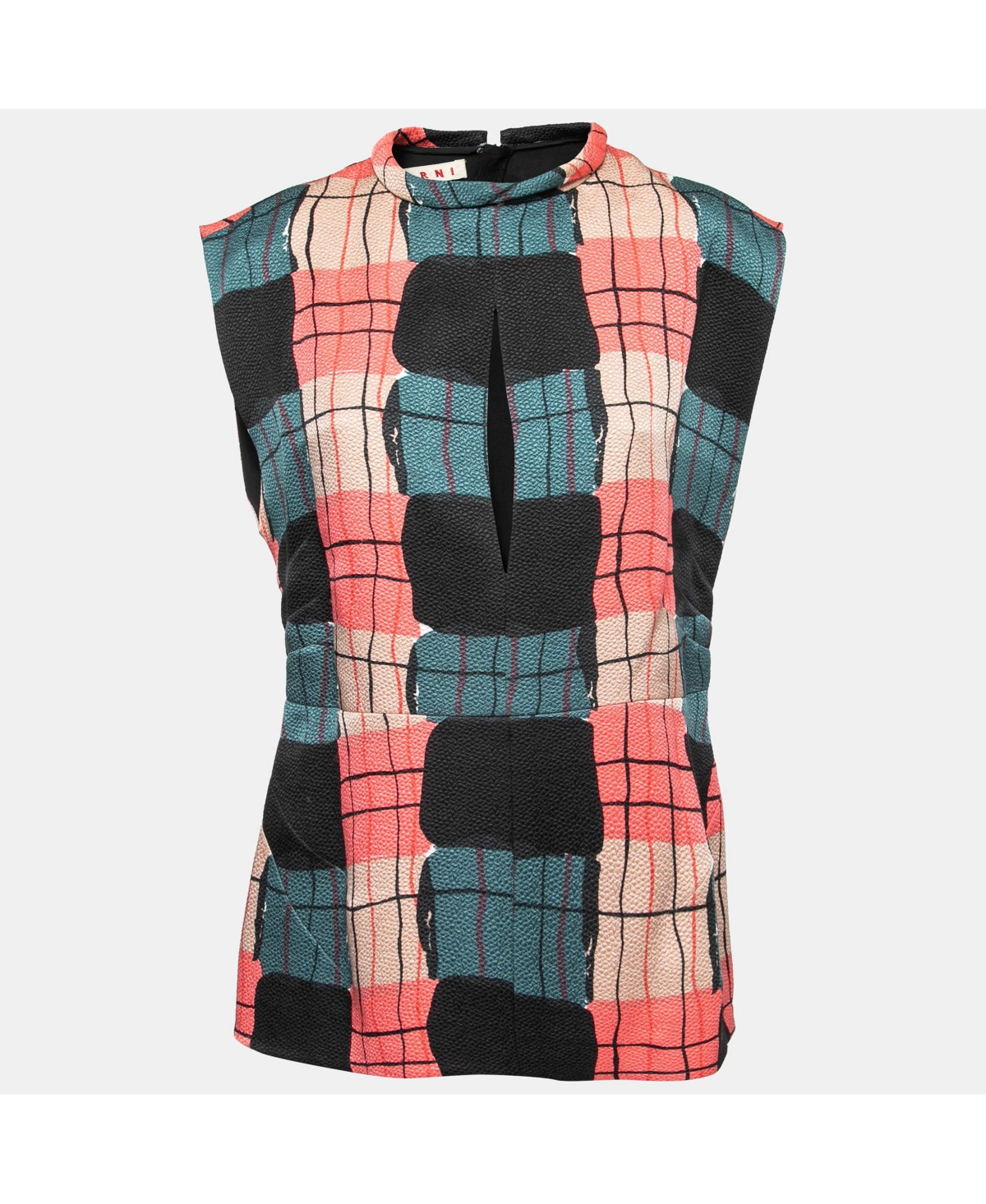 Click here for Pre-Owned Marni Womens Multicolor Printed Silk Cre... prices