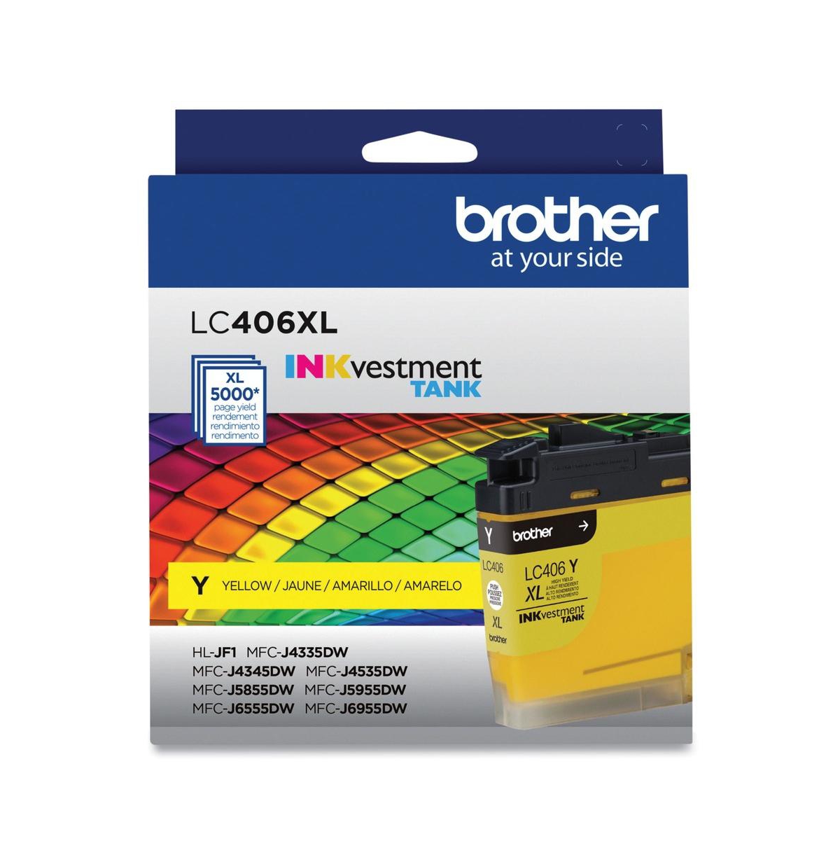 Click here for Brother LC406XLYS INKvestment 5 000 Page-Yield Hig... prices