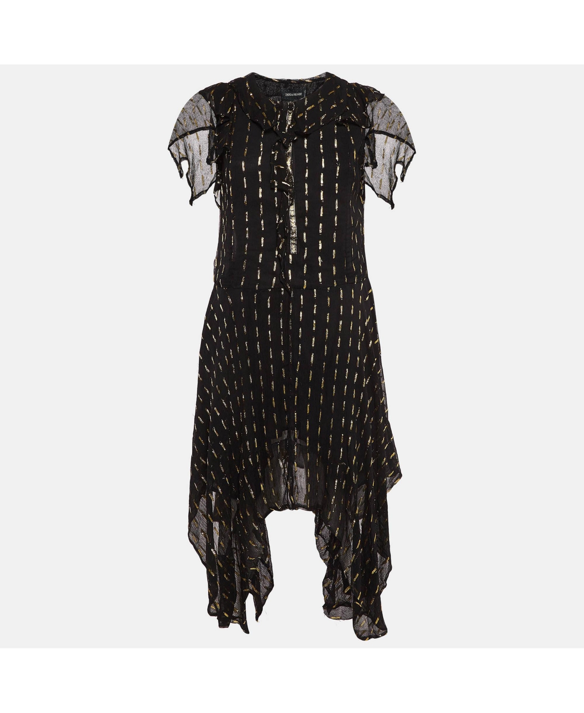 Click here for Pre-Owned Zadig & Voltaire Womens Black & Gold Shi... prices