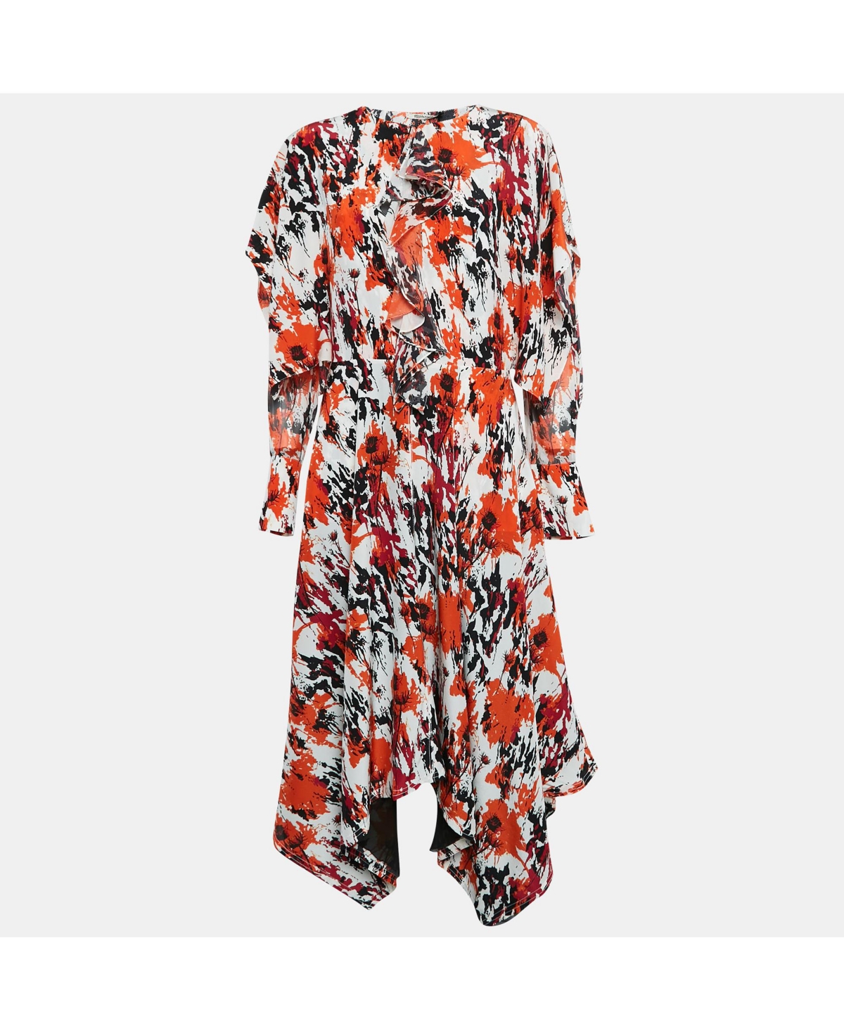 Click here for Pre-Owned Roberto Cavalli Womens Multicolor Silk A... prices