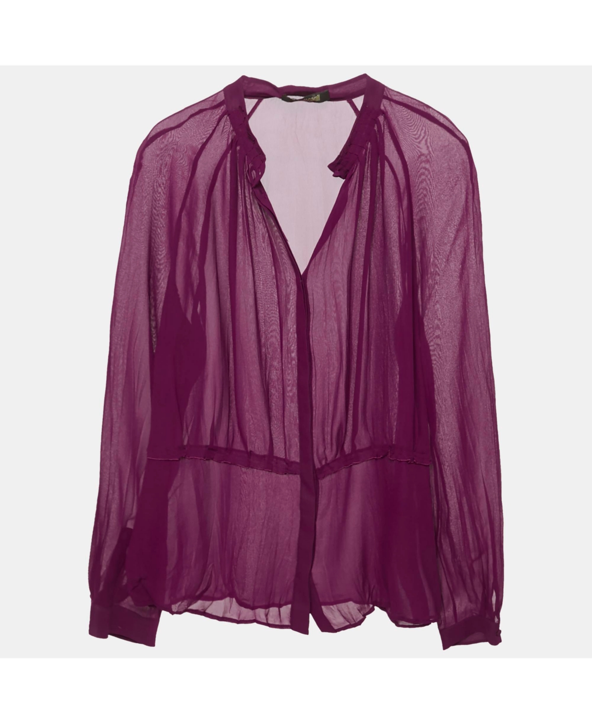 Click here for Pre-Owned Roberto Cavalli Womens Crinkled Silk Sli... prices