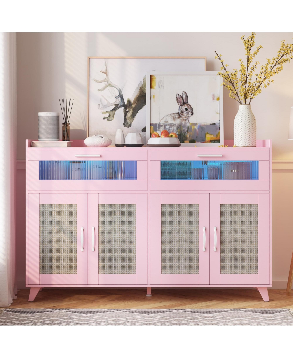 Click here for Gaomon Sideboard Buffet Cabinet With Power Outlet... prices