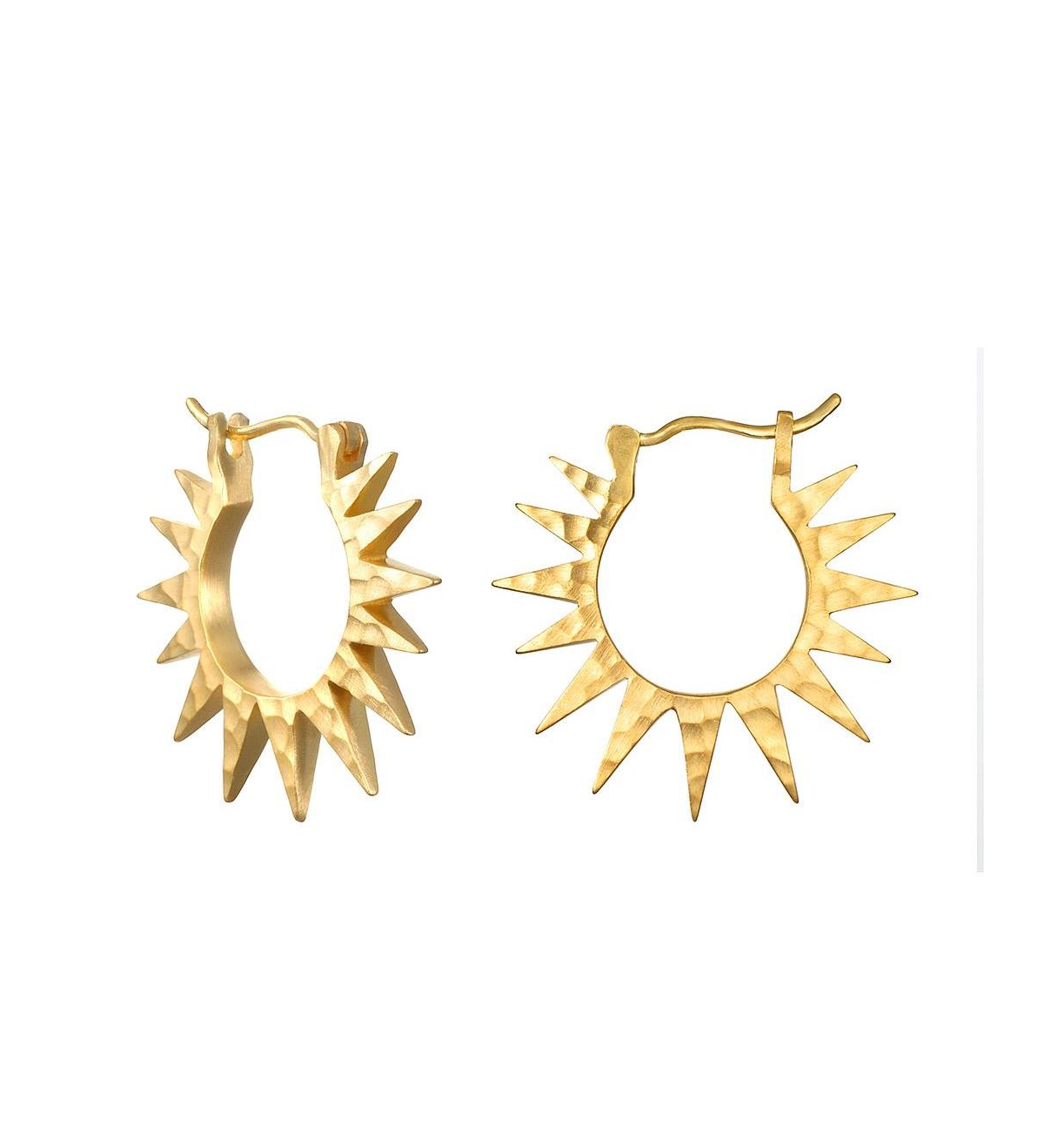 Click here for Incandescent Glow Starburst Hoop Earrings prices