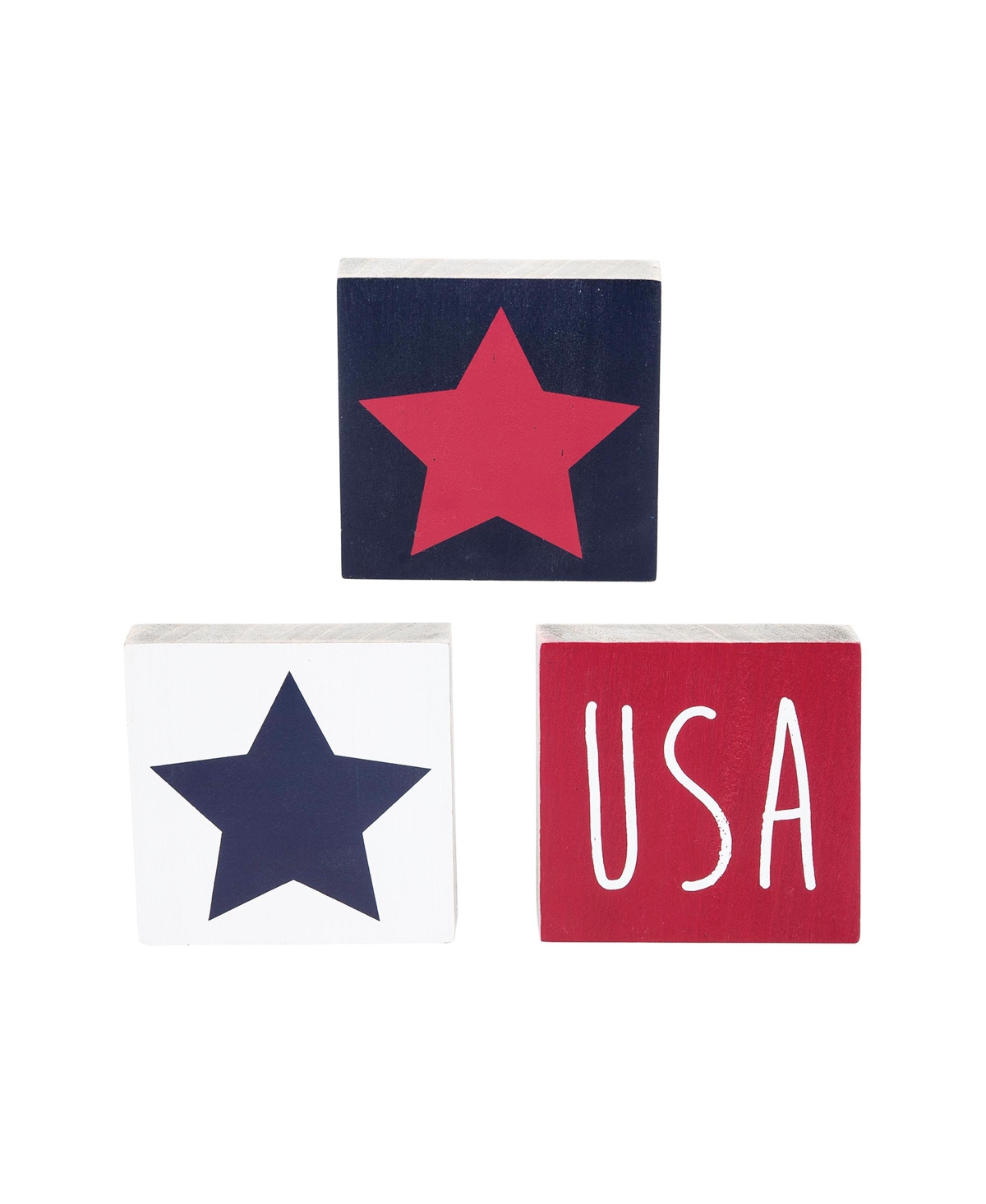 Click here for C&F Home Red White & Blue Squares Table Drink Sitt... prices