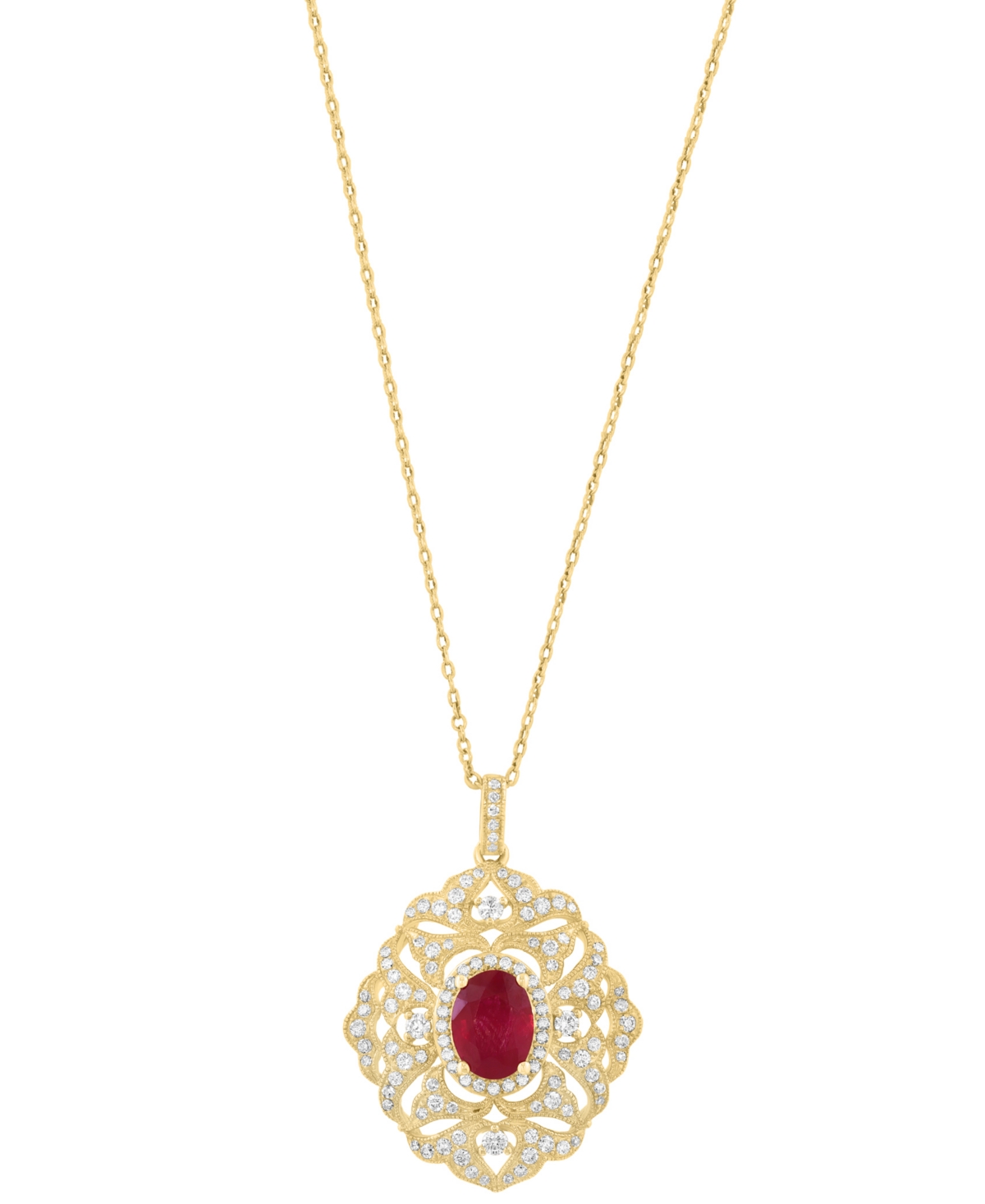 Click here for Effy Collection Ruby (1-3/8 ct. t.w.) & Diamond (5... prices